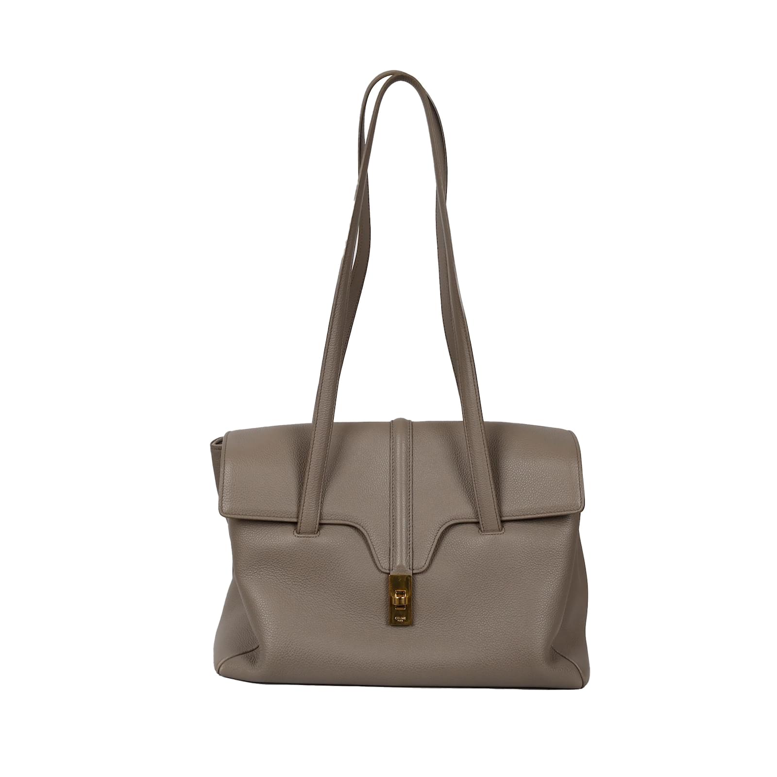 Céline Celine Medium Soft 16 Handbag Grey Ref 922318 Joli Closet