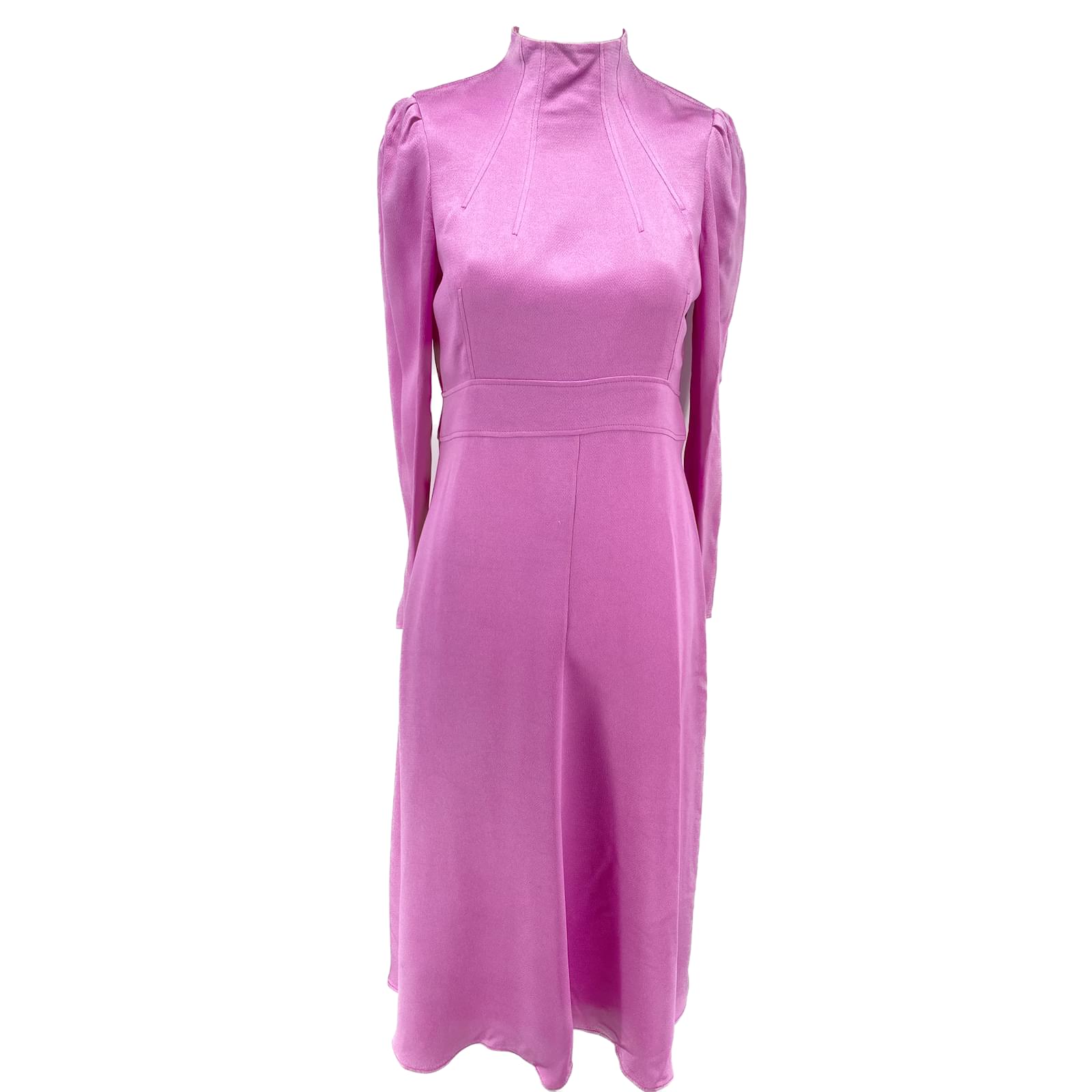 VALENTINO GARAVANI Robes T.IT 42 silk Soie Rose ref.922457 - Joli Closet
