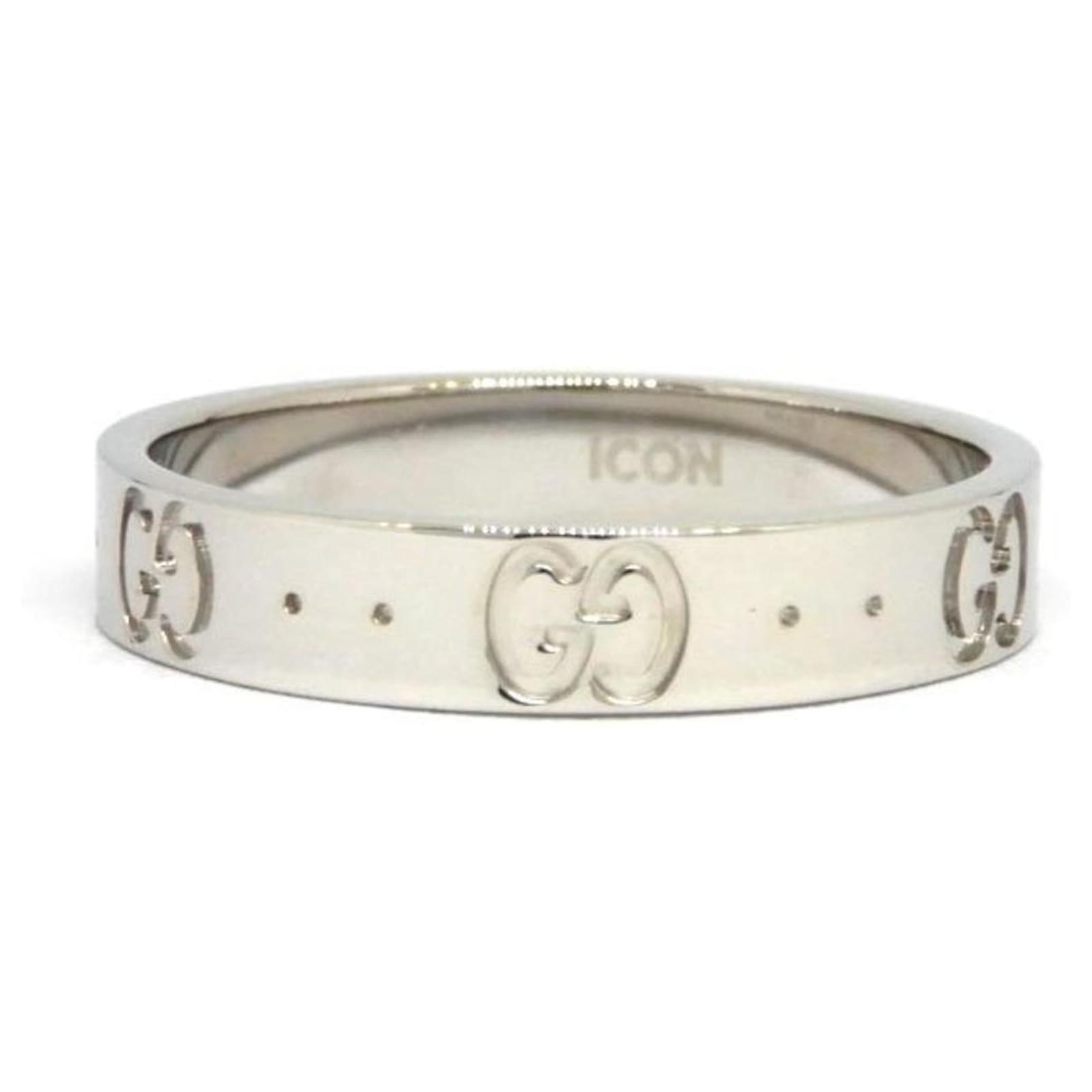 Gucci Icon Silvery White gold ref.923966 - Joli Closet