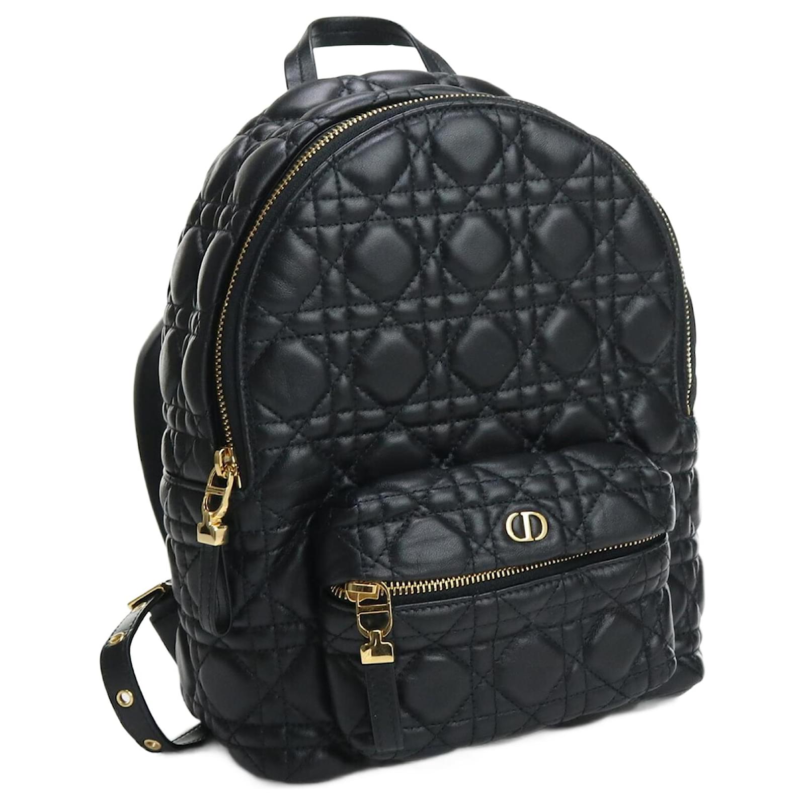 Cannage Dior -- Black Leather ref.925670 - Joli Closet