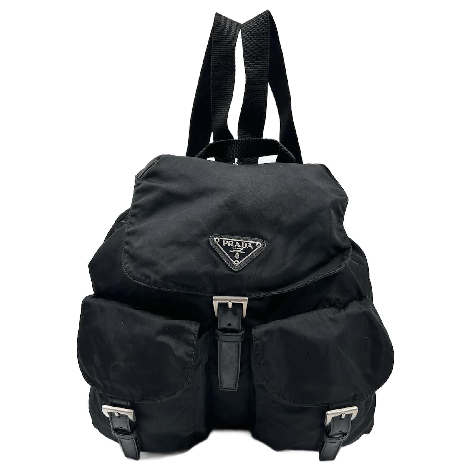 Black Prada Nylon Backpack ref.926381 - Joli Closet