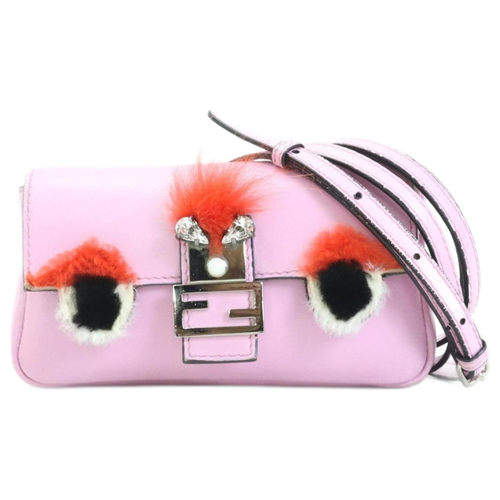 Fendi Monster Pink Leather ref.926738 - Joli Closet