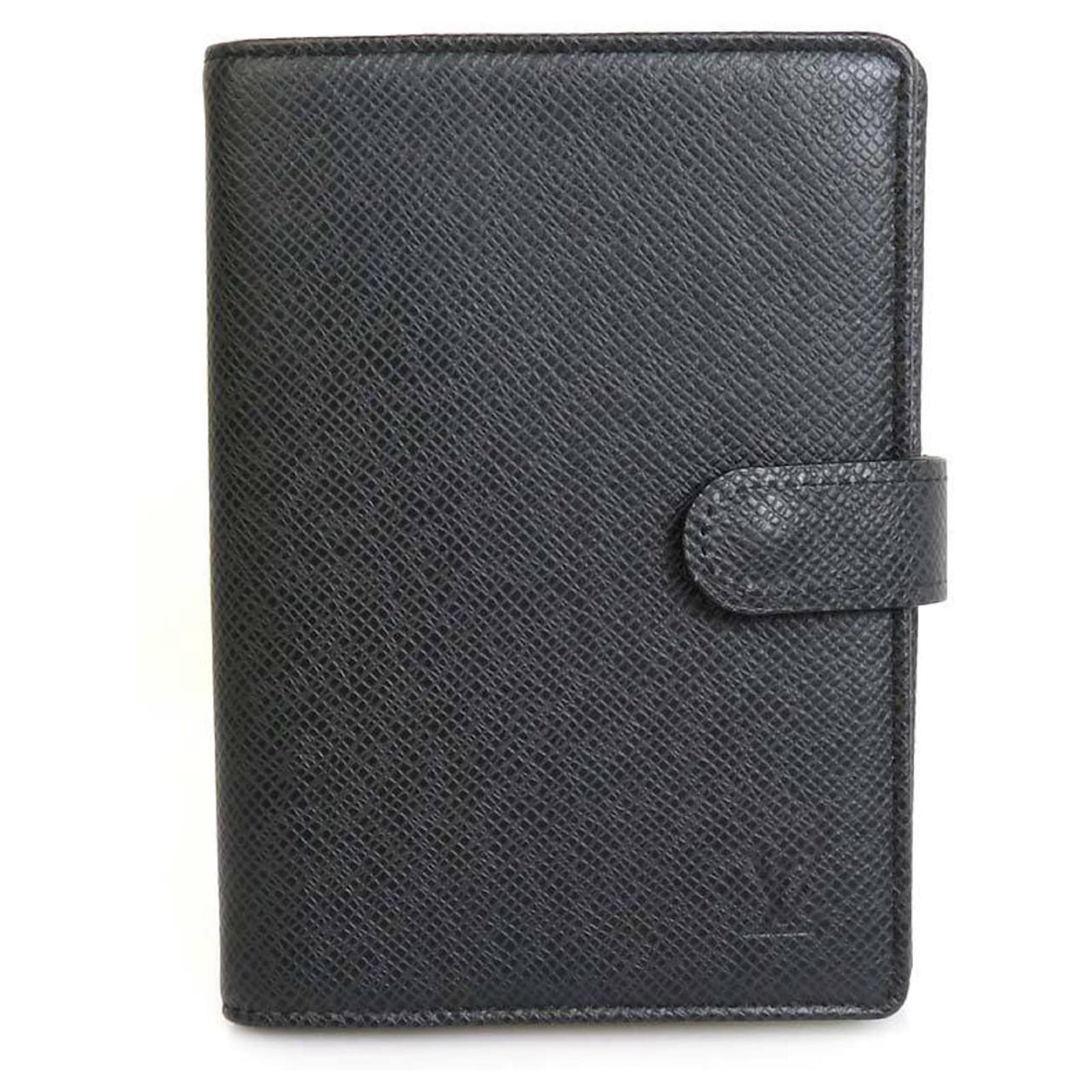 Louis Vuitton Agenda Cover Black Leather ref.926849 - Joli Closet
