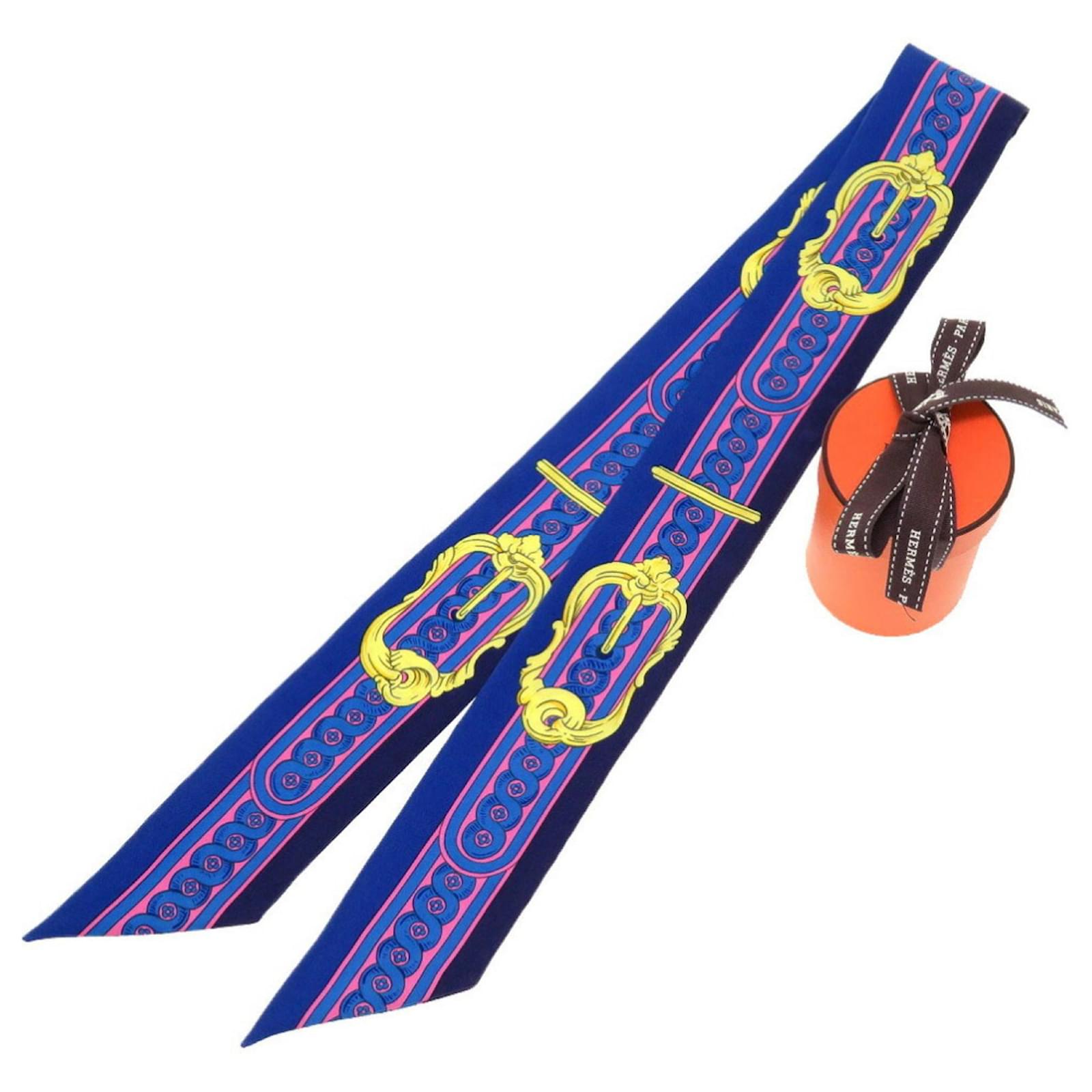 Hermès twilly Blue Silk ref.928422 - Joli Closet