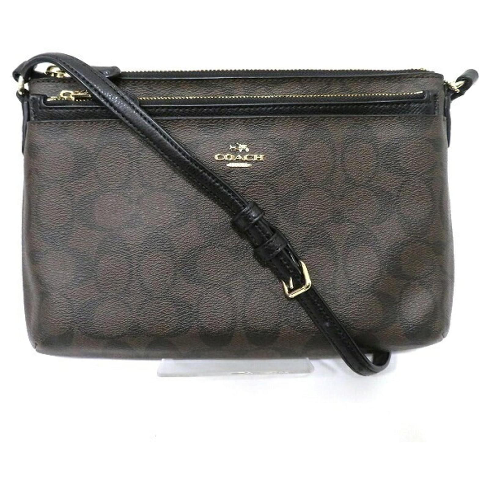 Coach Signature Brown Cloth ref.929898 - Joli Closet