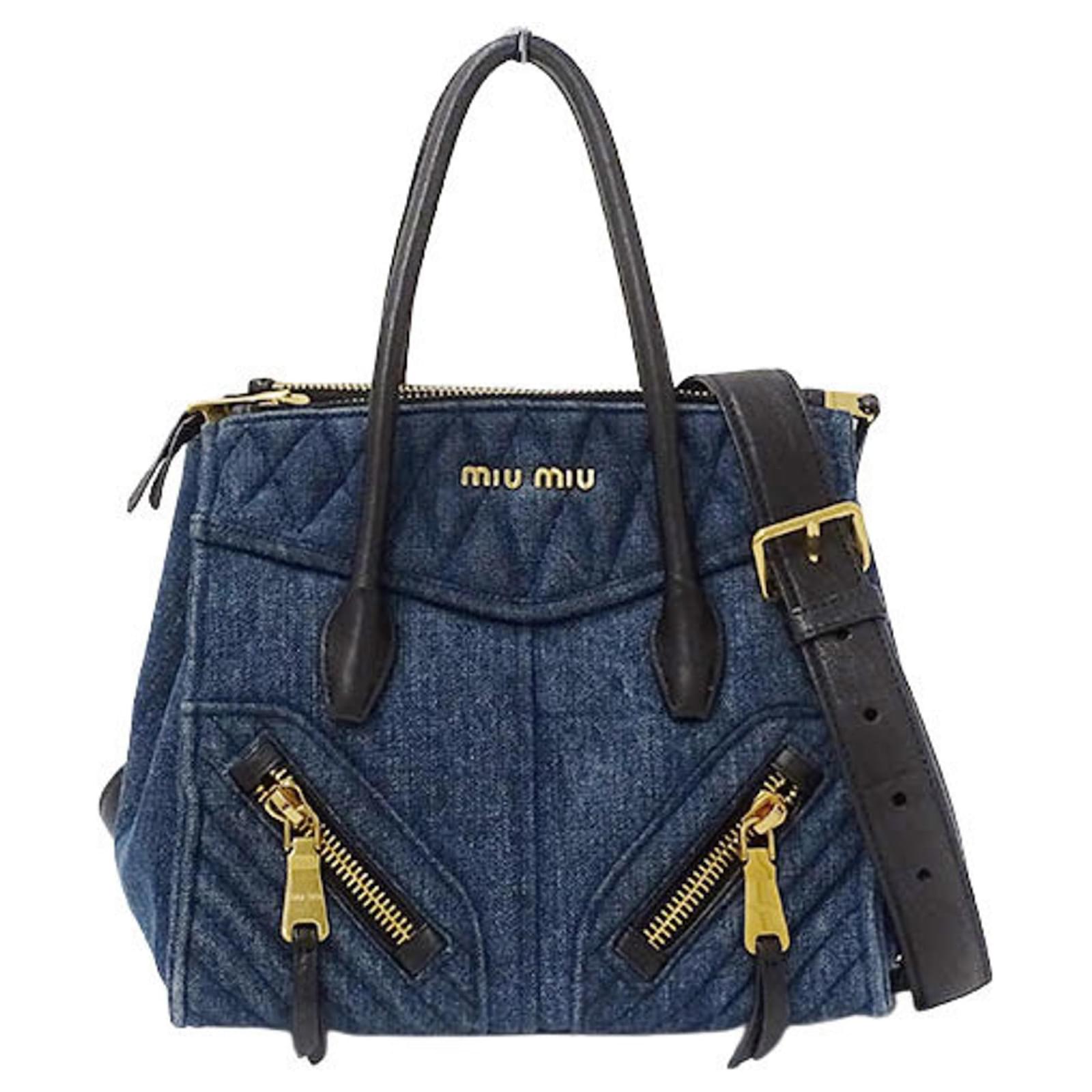 miu miu Blue Denim ref.930597 - Joli Closet