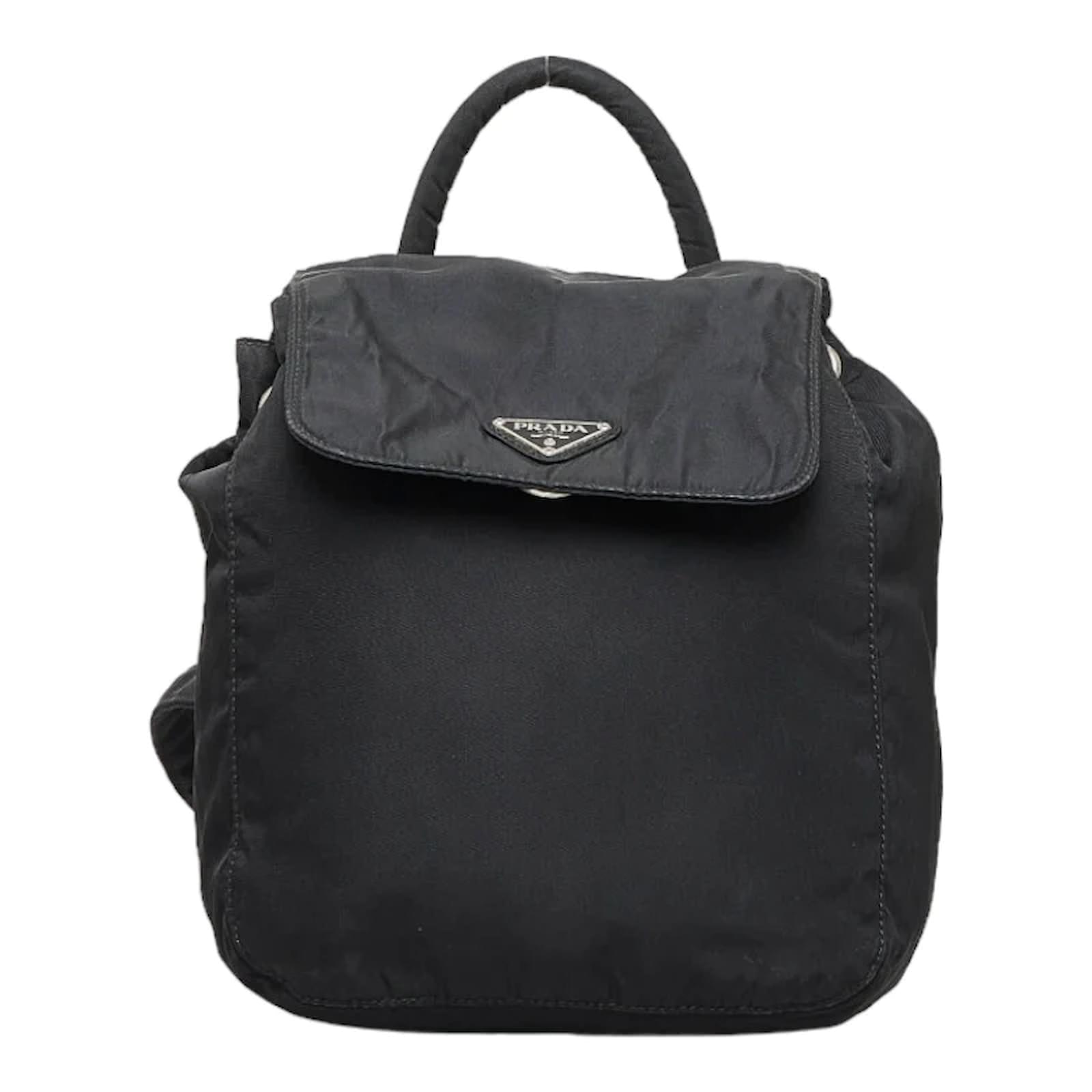 Prada Tessuto Backpack Black Cloth ref.931133 - Joli Closet