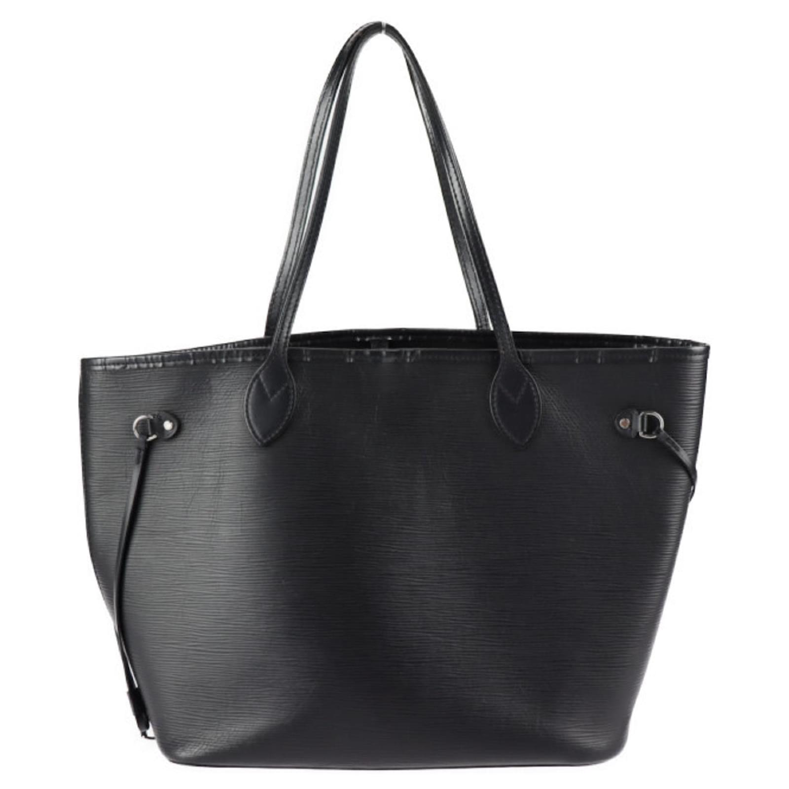 Louis Vuitton Neverfull MM Black Leather ref.931968 - Joli Closet