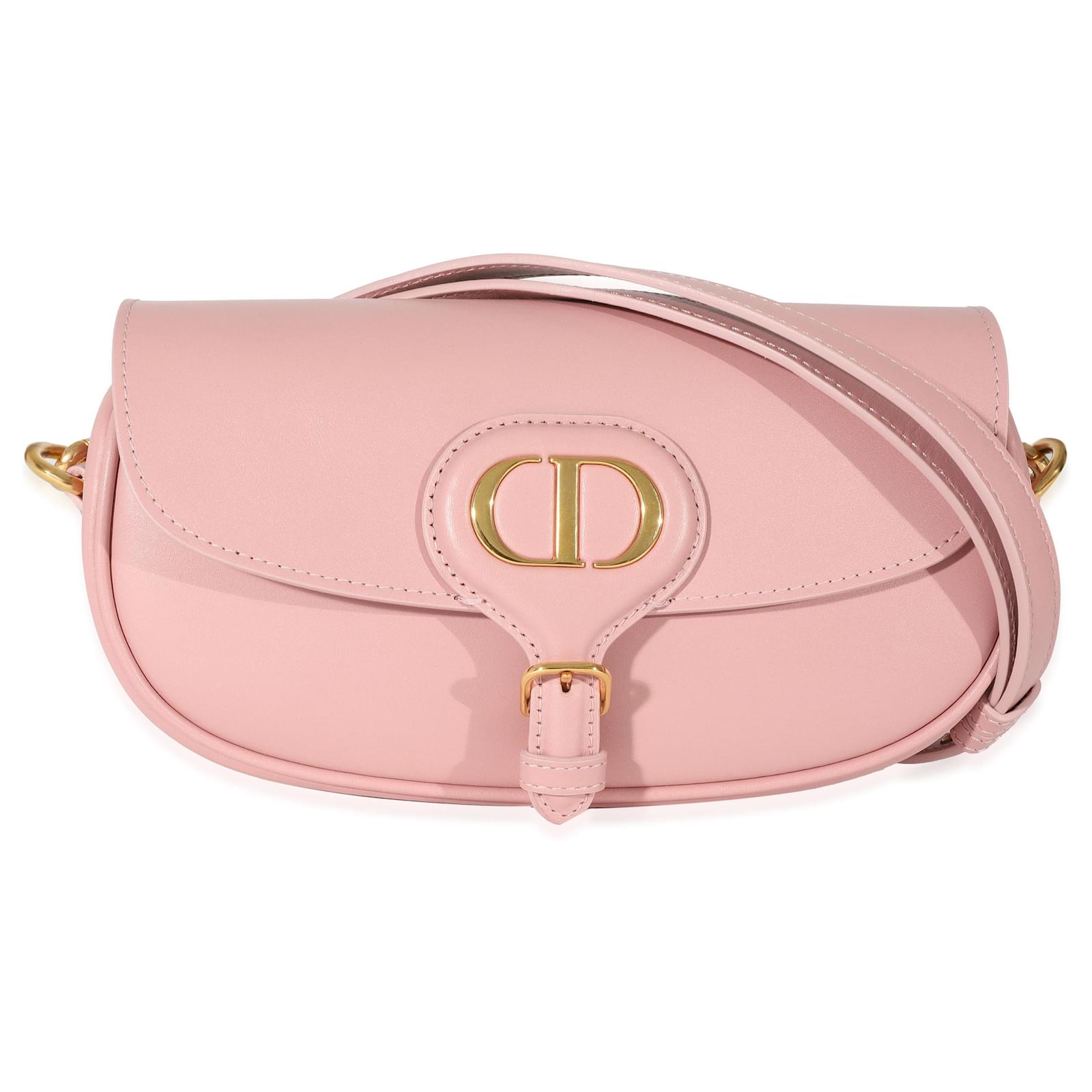 Christian Dior Box calf leather Rose Des Vents East West Bobby Bag Pink ...