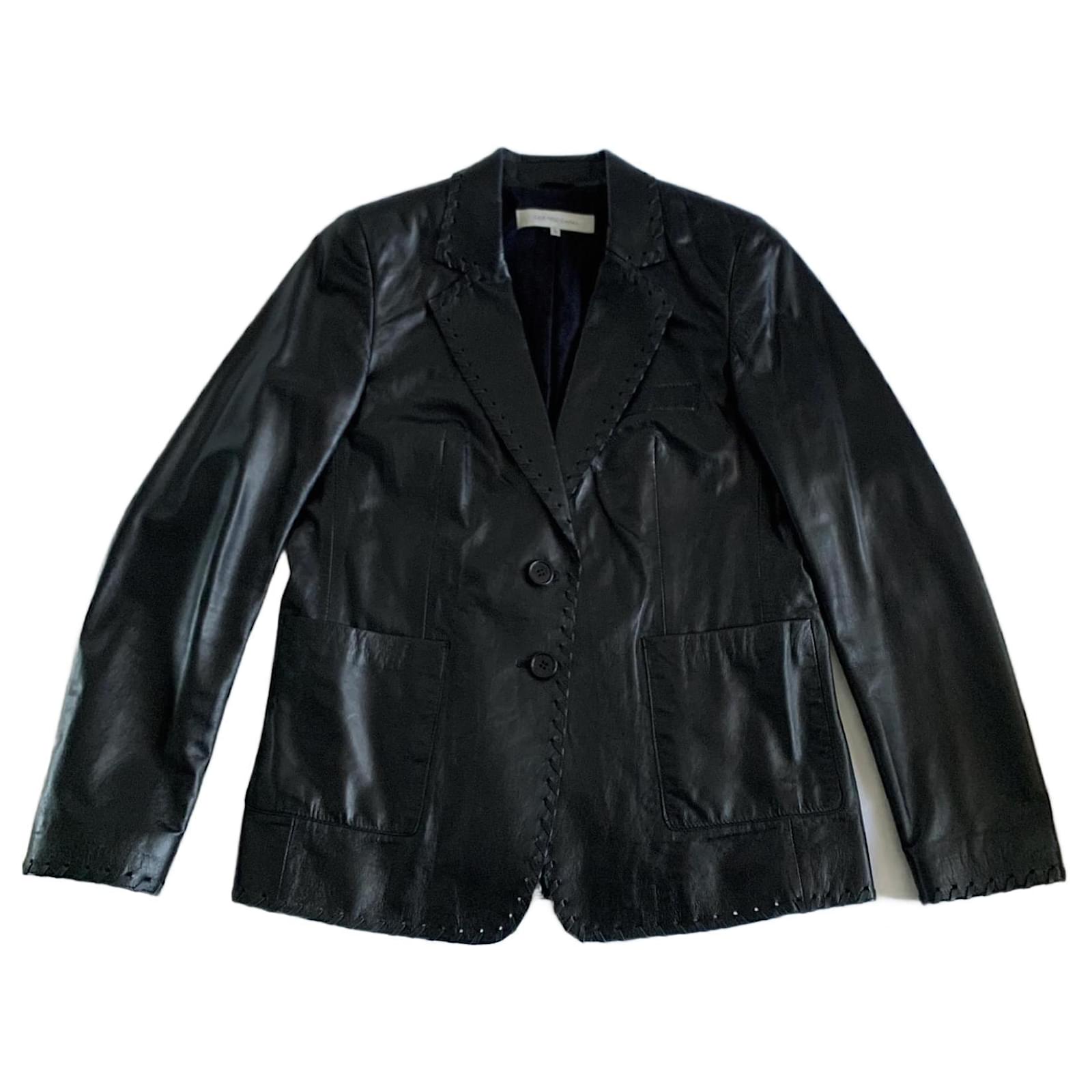 Gerard Darel Jackets Black Leather ref.933000 - Joli Closet
