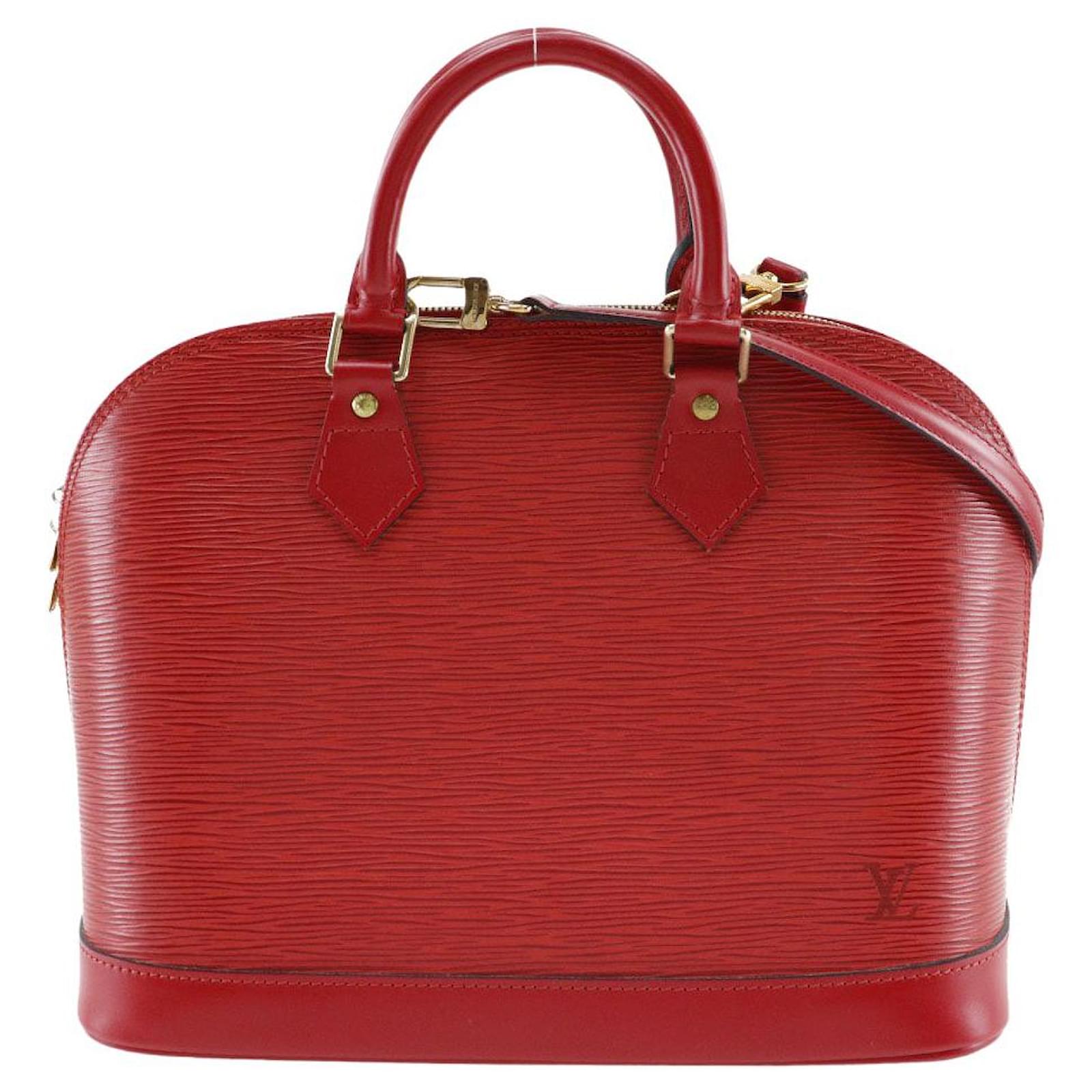 Louis Vuitton Alma Red Leather ref.933447 - Joli Closet
