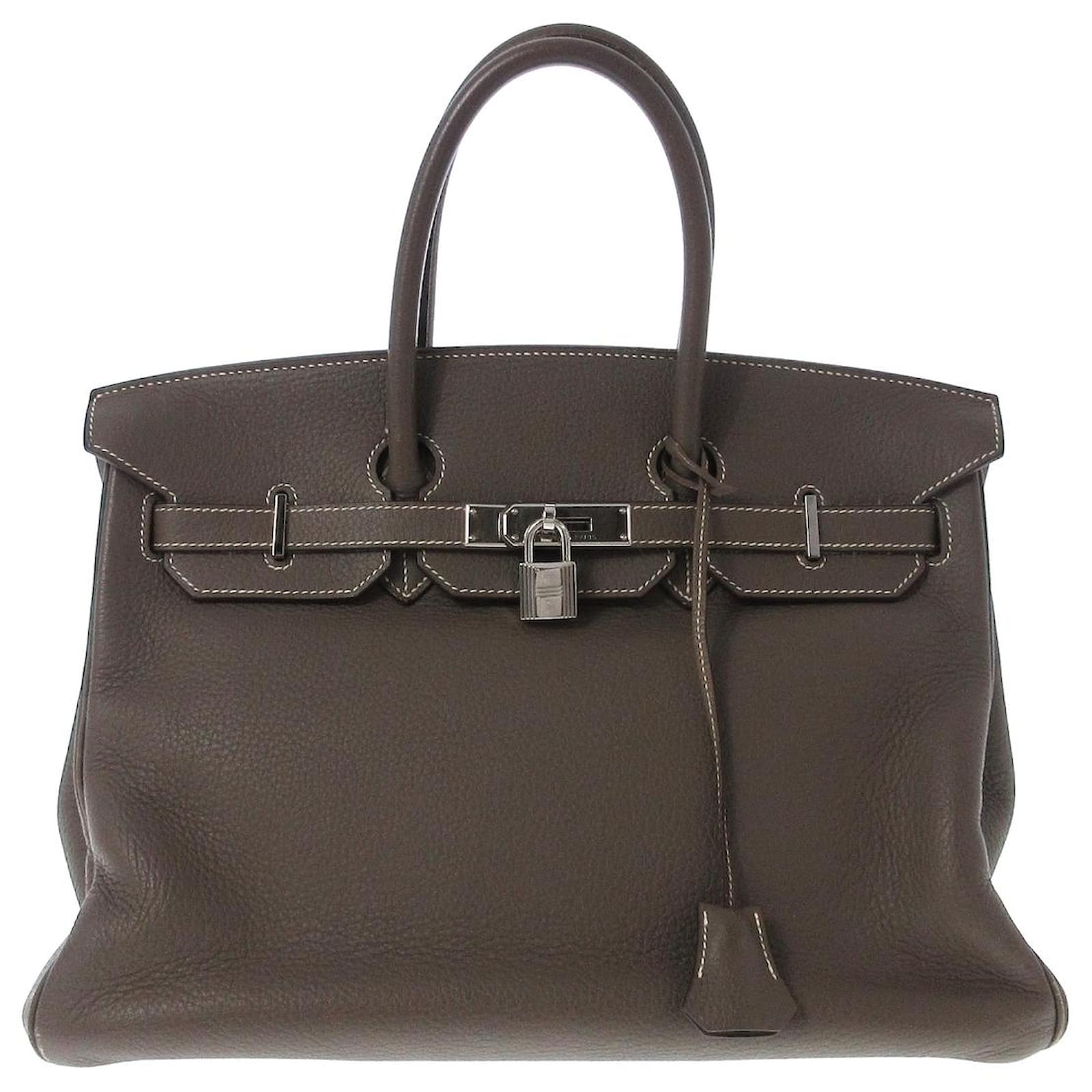 Hermès HERMES BIRKIN 35 Brown Leather ref.935149 - Joli Closet