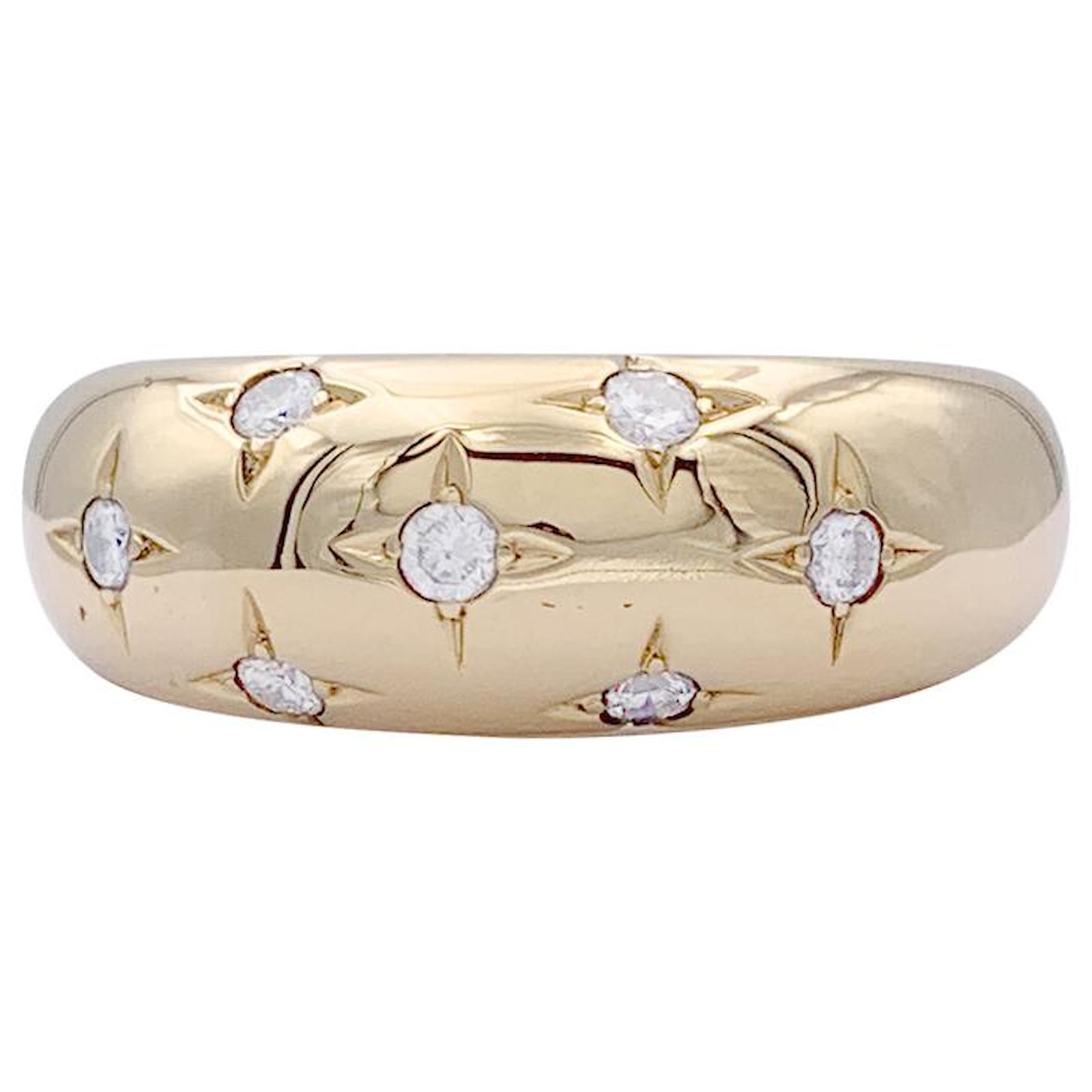 Bague Chaumet, "Anneau", en or jaune, diamants. ref.935765 - Joli Closet