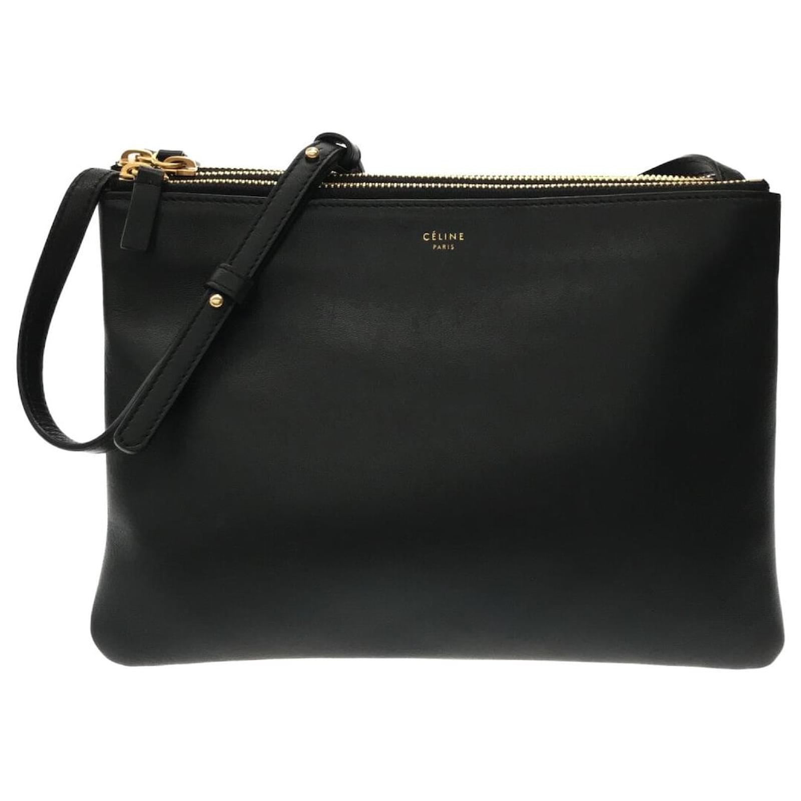 Céline Trio Black Leather ref.936335 - Joli Closet