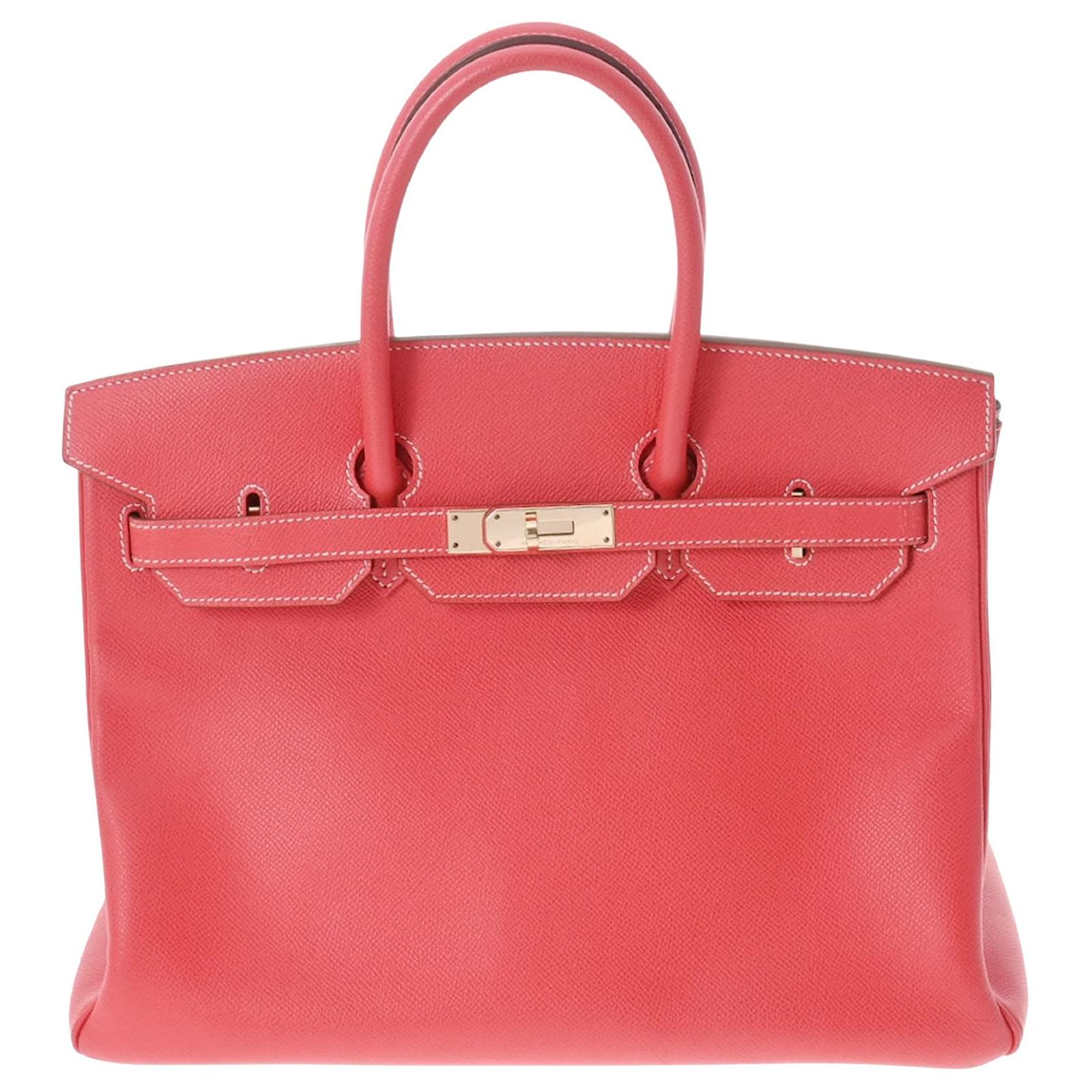 Hermès Birkin 35 Red Leather ref.936385 - Joli Closet