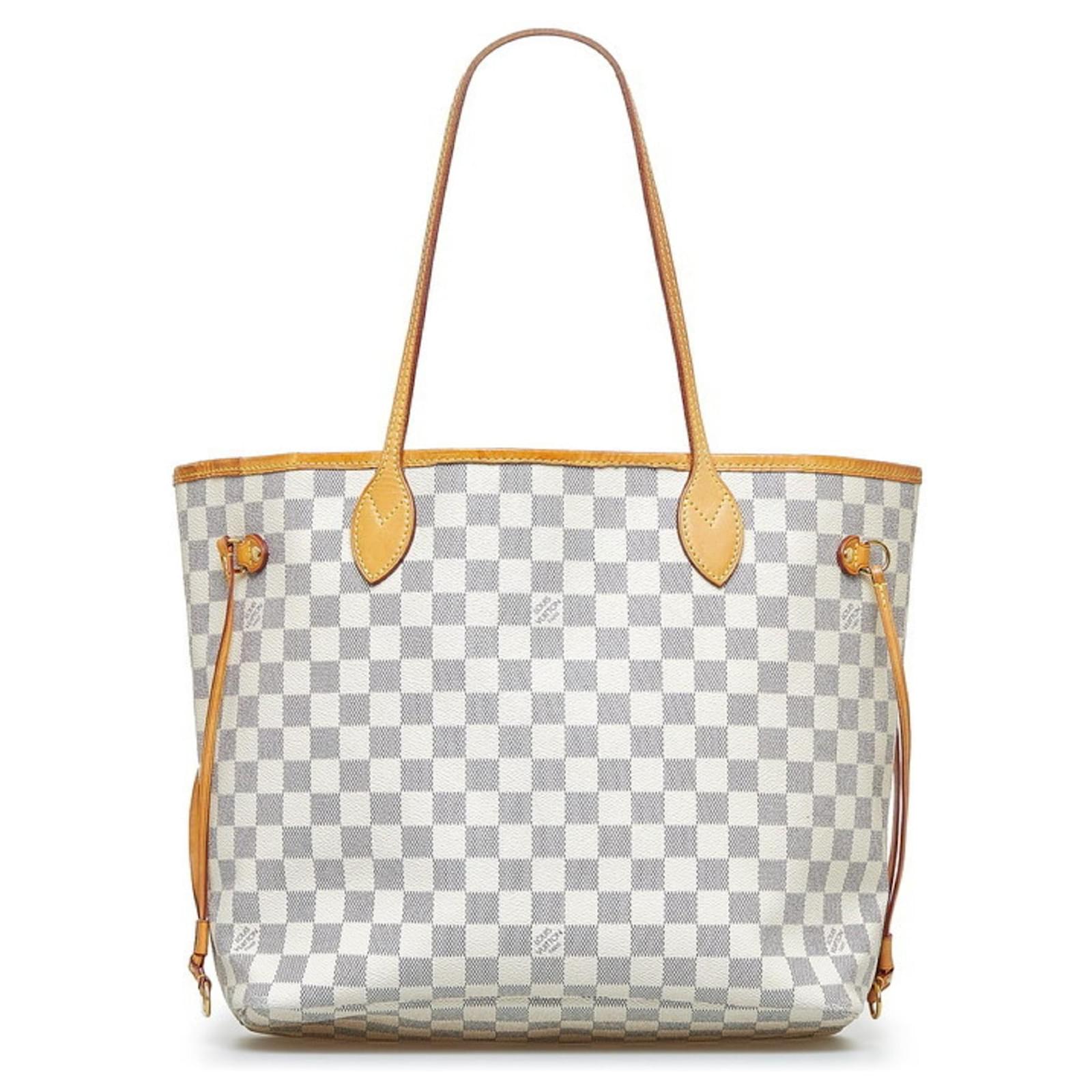 Louis Vuitton Neverfull MM White Cloth ref.936687 - Joli Closet
