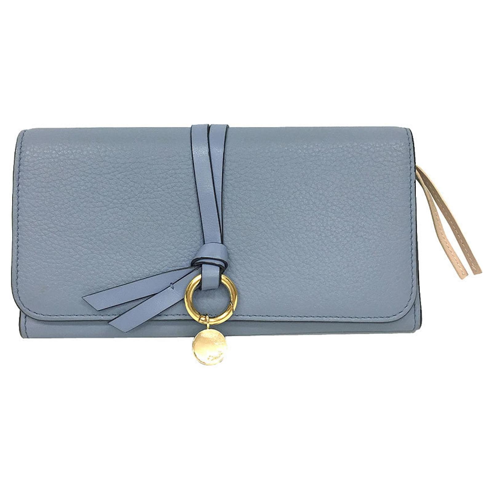 Chloé Alphabet Blue Leather ref.940318 - Joli Closet