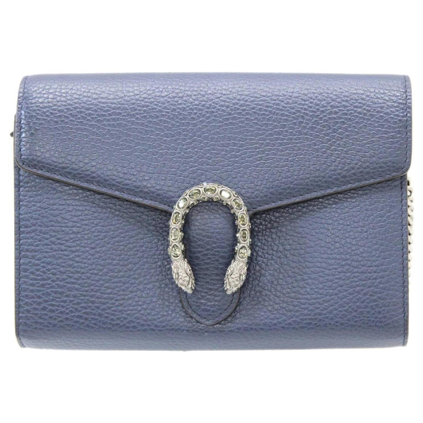 Gucci Dionysus Navy blue Leather ref.JC940325 (Sold) - Joli Closet