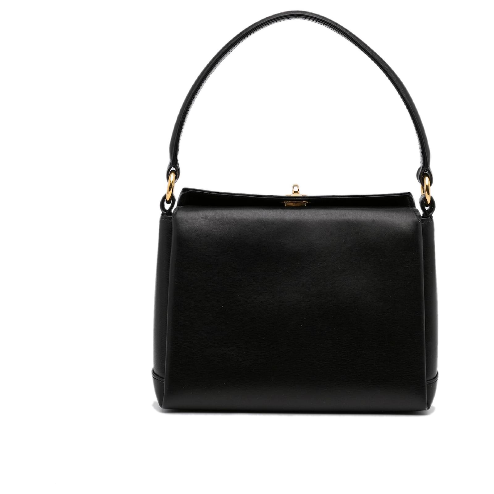 Gucci Black Leather Handbag Pony-style calfskin ref.940896 - Joli Closet