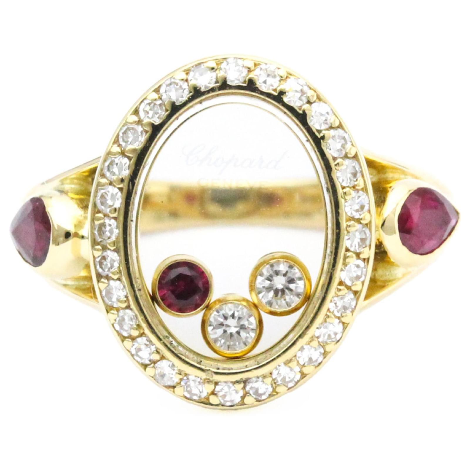 Chopard Happy Diamonds Golden Yellow gold ref.941319 - Joli Closet