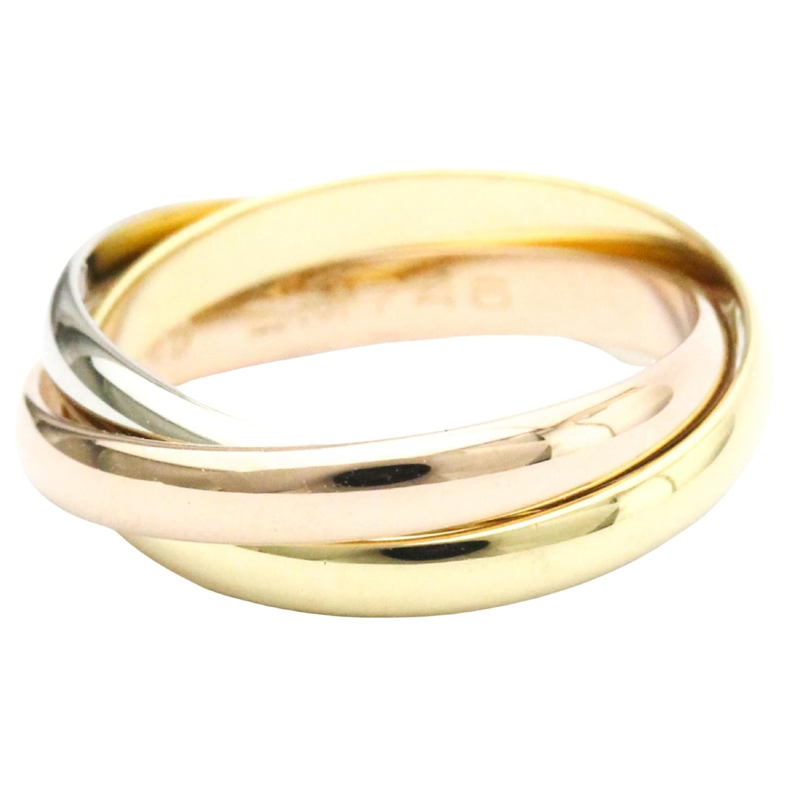 Cartier Trinity Golden White gold ref.941398 - Joli Closet