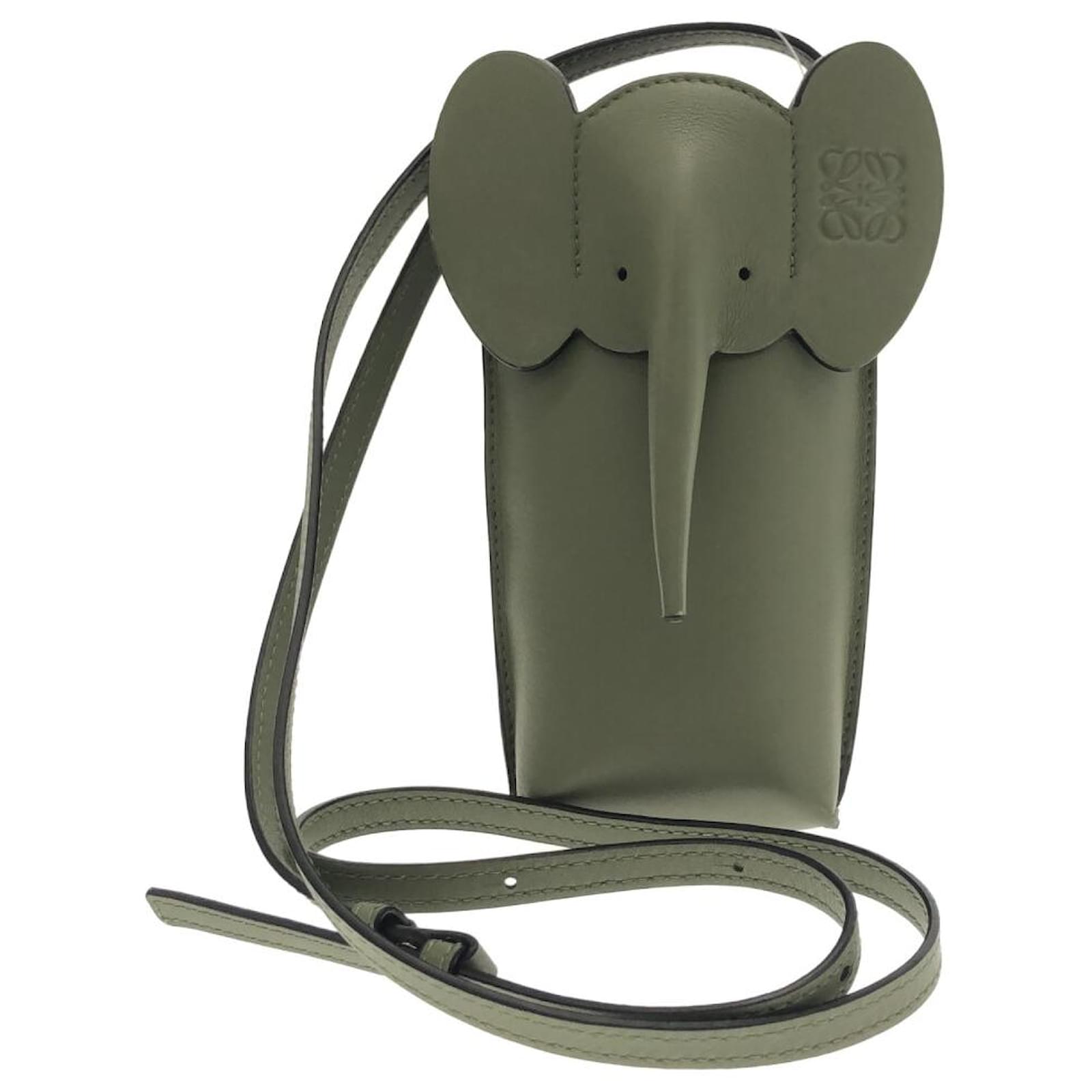 Loewe Gate Green Leather ref.941485 - Joli Closet
