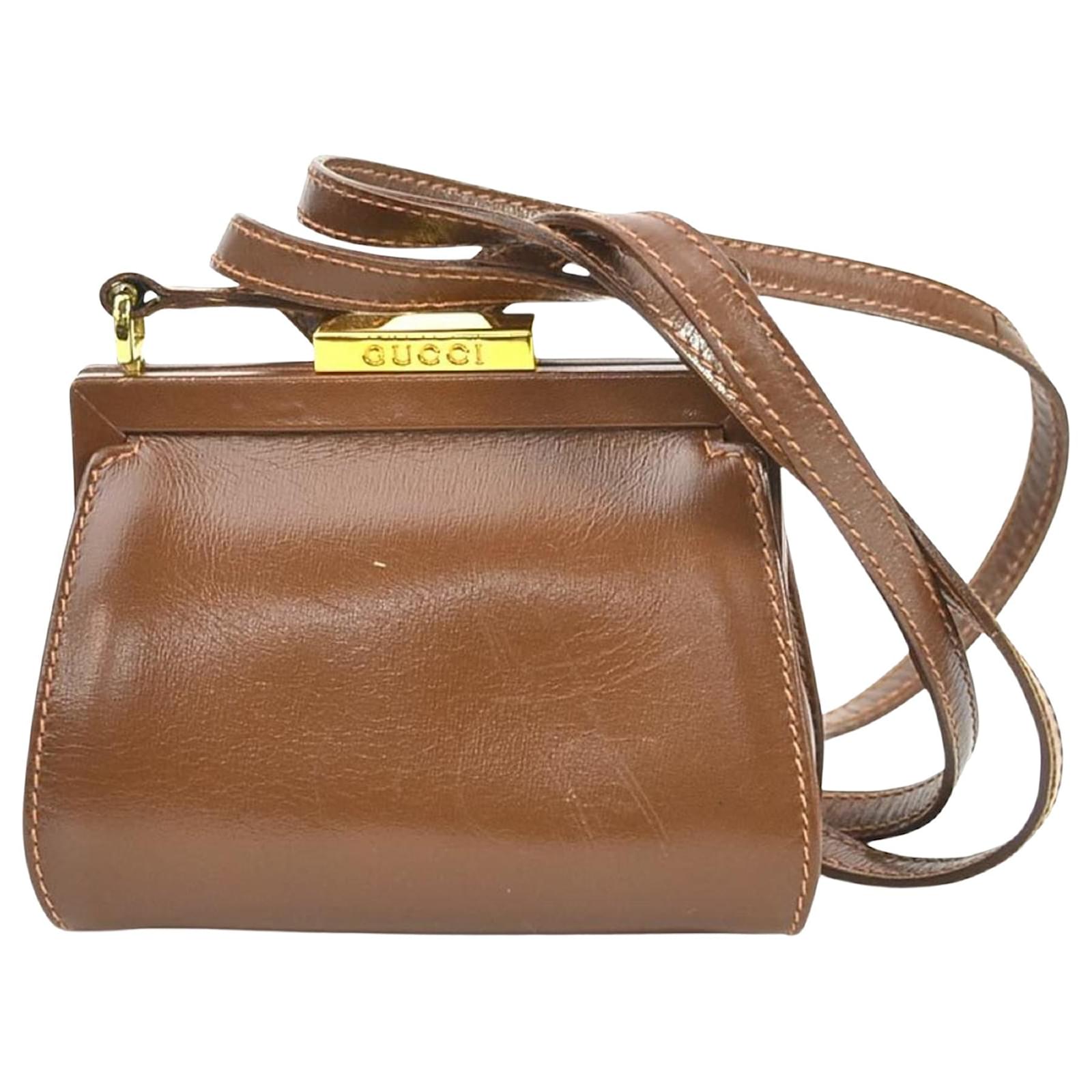 gucci Brown Leather ref.941869 - Joli Closet