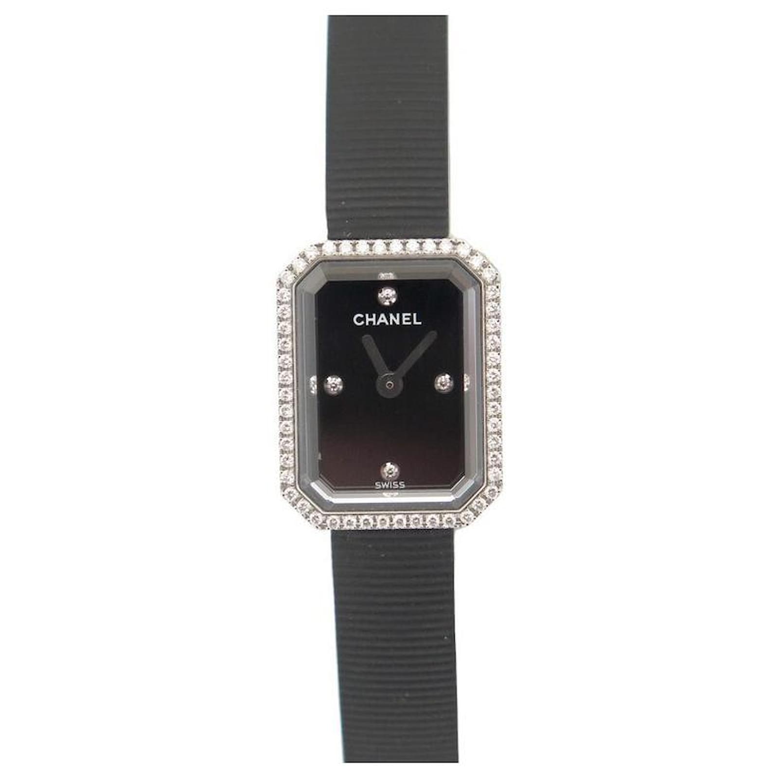 Classique MONTRE CHANEL PREMIERE H2434 19MM QUARTZ ACIER ET CAOUTCHOUC ...