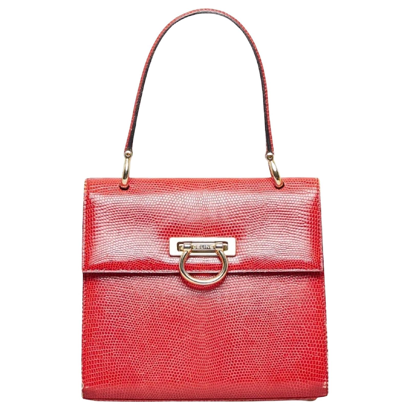 Céline Celine Red Leather ref.944168 - Joli Closet