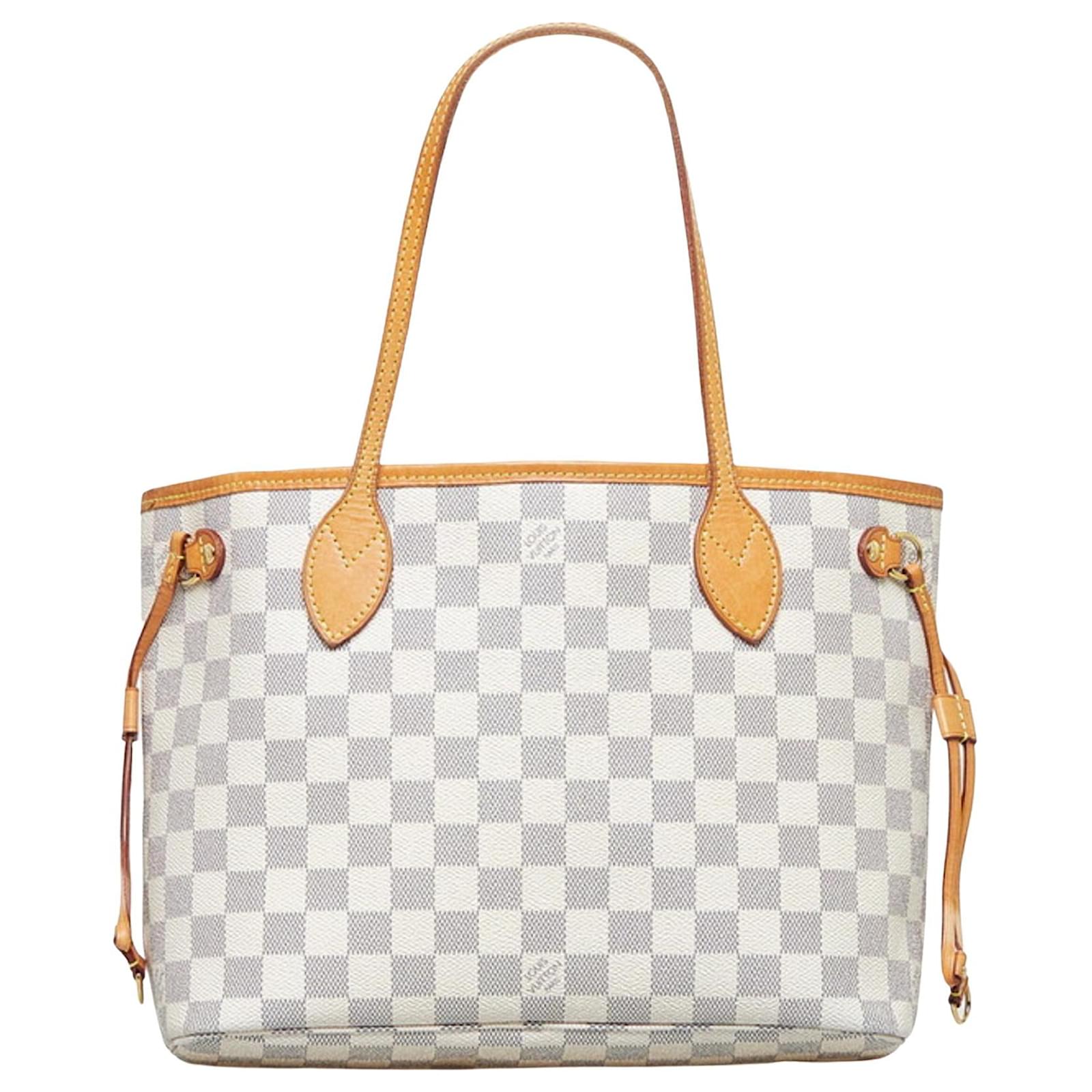 Louis Vuitton Neverfull PM White Cloth ref.944268 - Joli Closet