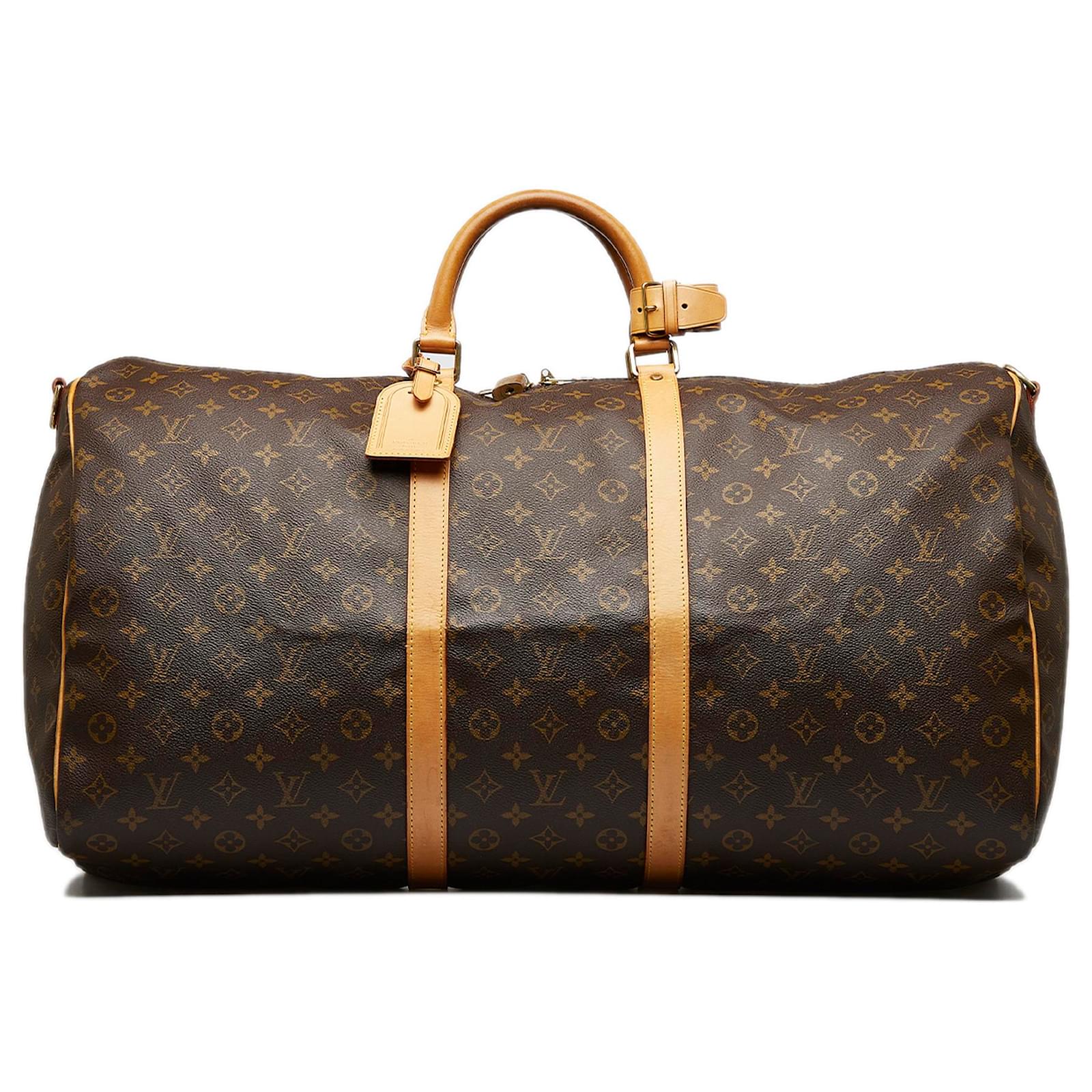 Louis Vuitton Brown Monogram Keepall Bandouliere 60 Cloth ref.945511 - Joli Closet