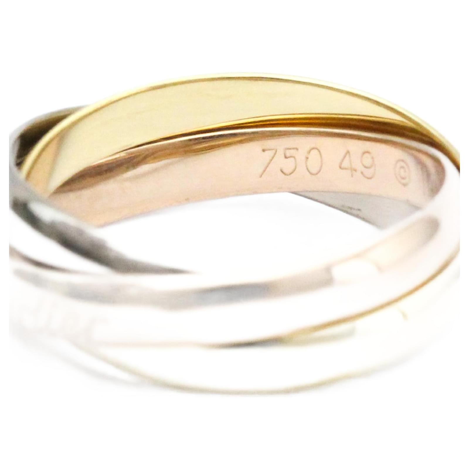 Cartier Trinity Golden White gold ref.946025 - Joli Closet