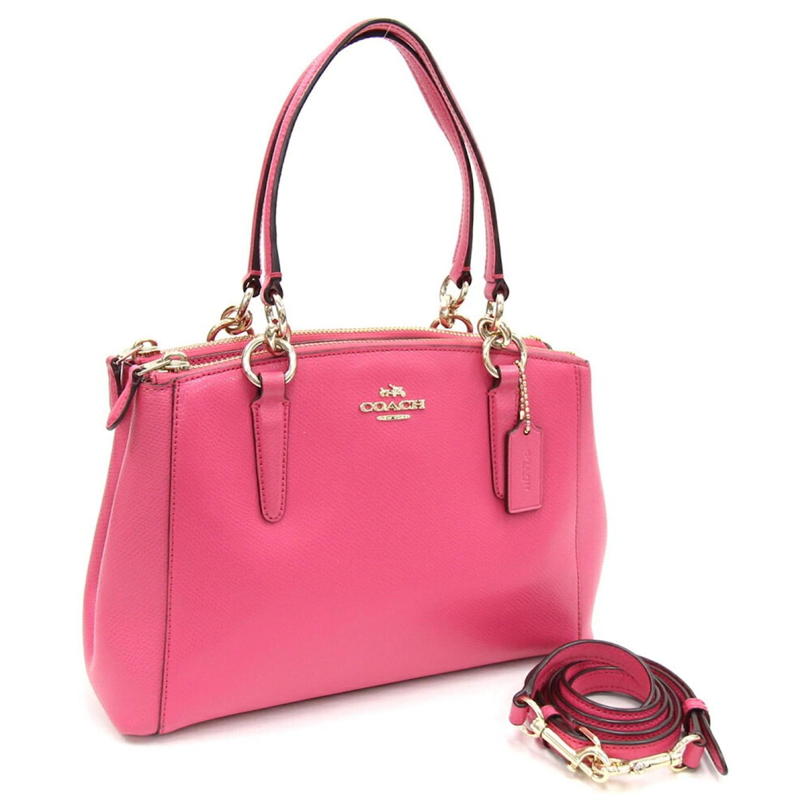 Coach Pink Leather ref.946134 - Joli Closet