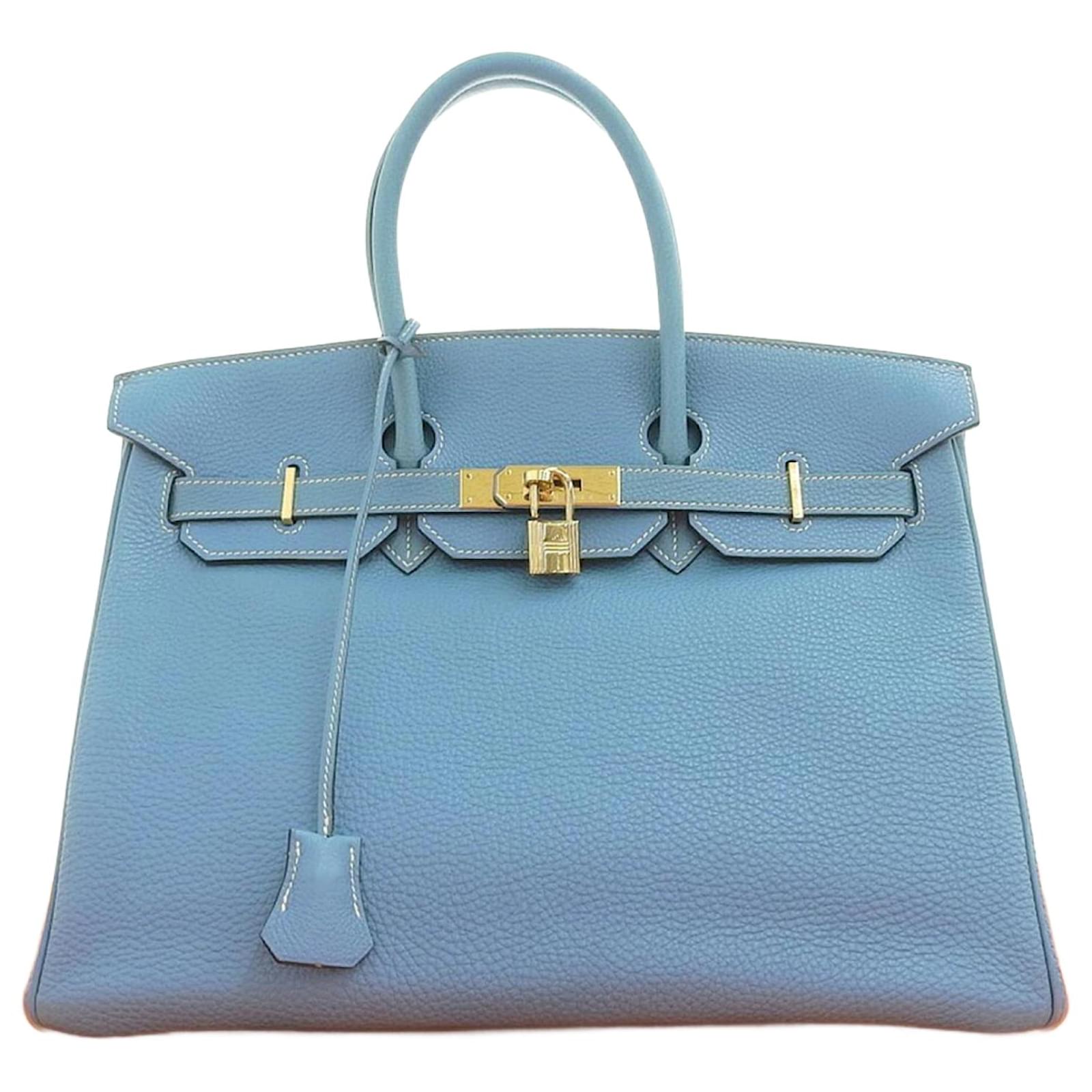 Hermès Birkin Blue Leather ref.946136 - Joli Closet