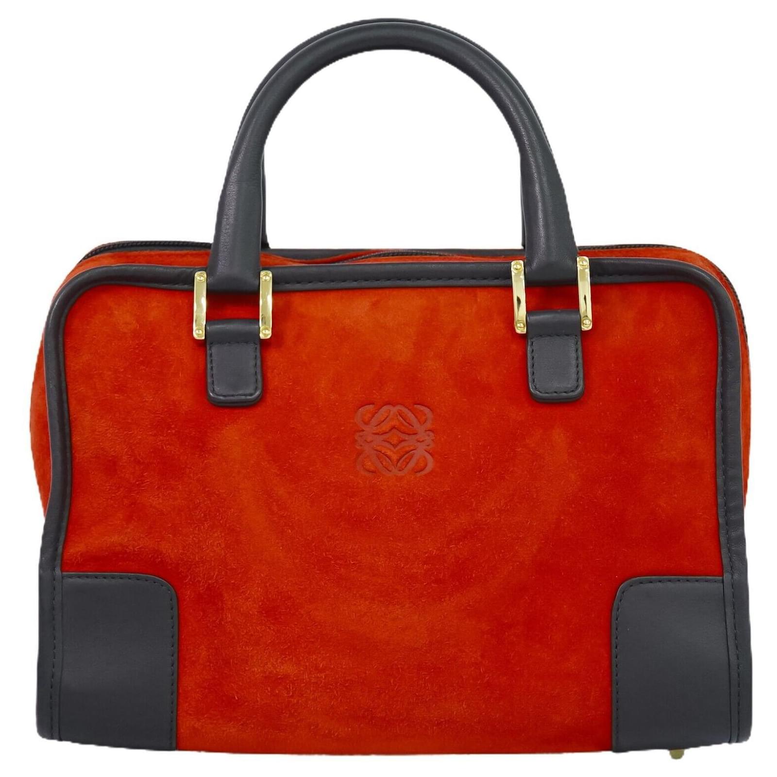 LOEWE AMAZONA Red Suede ref.949757 - Joli Closet