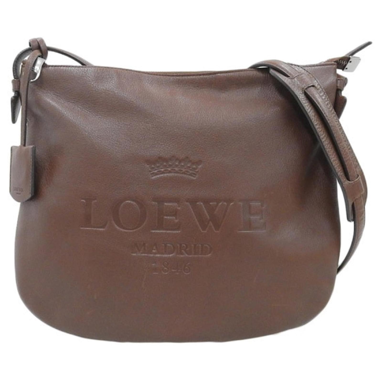 Loewe Heritage Brown Leather ref.949914 - Joli Closet