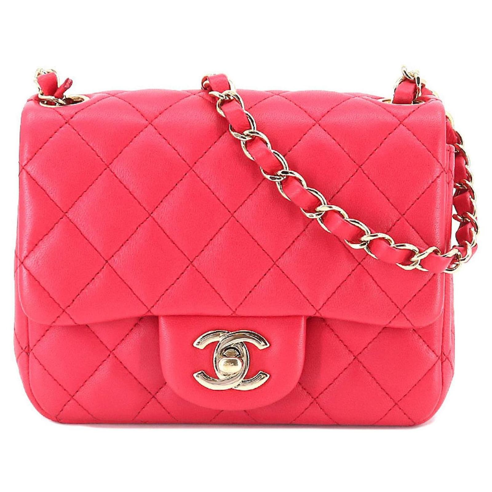 Timeless Chanel Classic Flap Red Leather ref.949929 - Joli Closet
