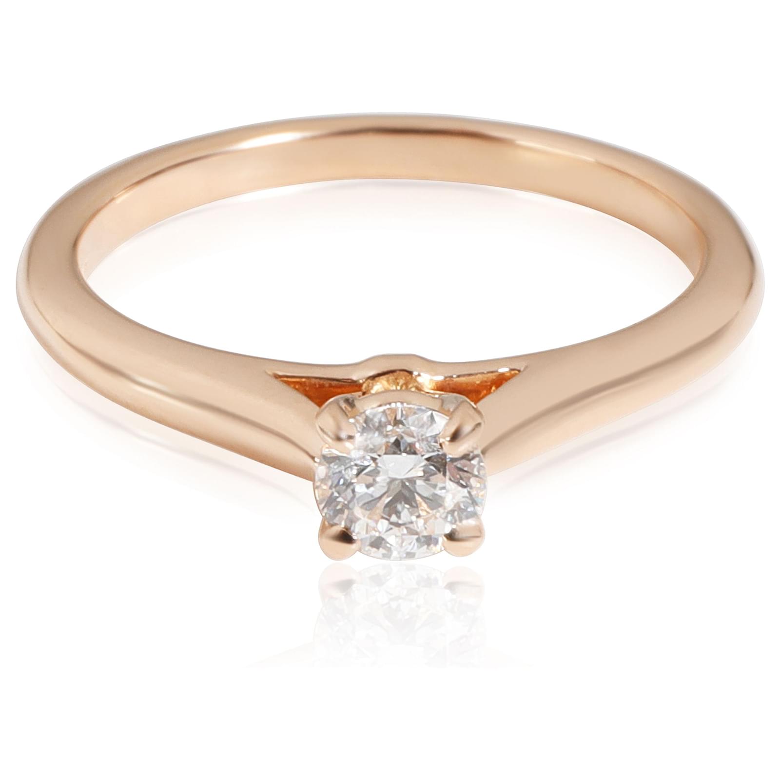 Pink Gold Engagement Rings Cartier