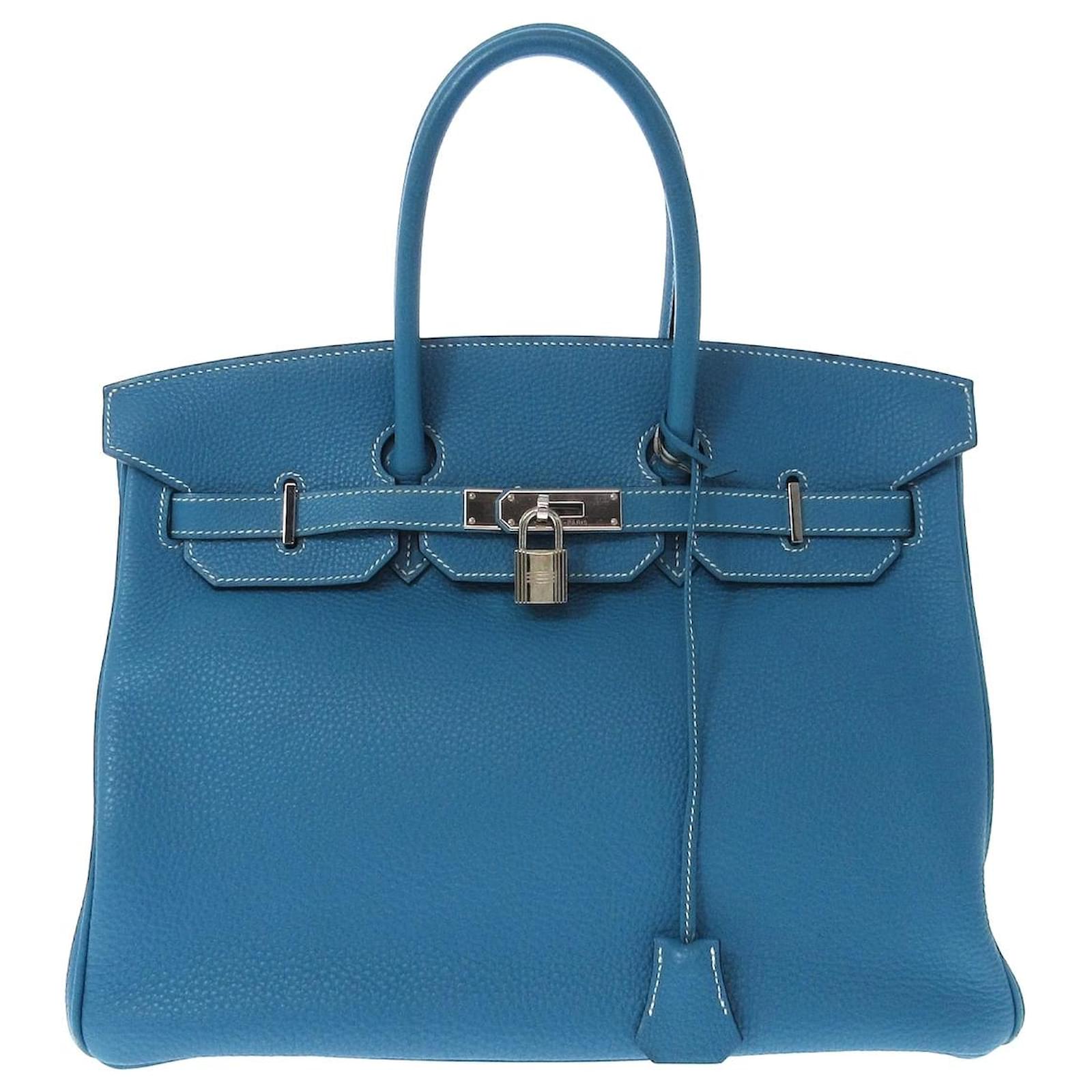 Hermès HERMES BIRKIN Blue Leather ref.950997 - Joli Closet
