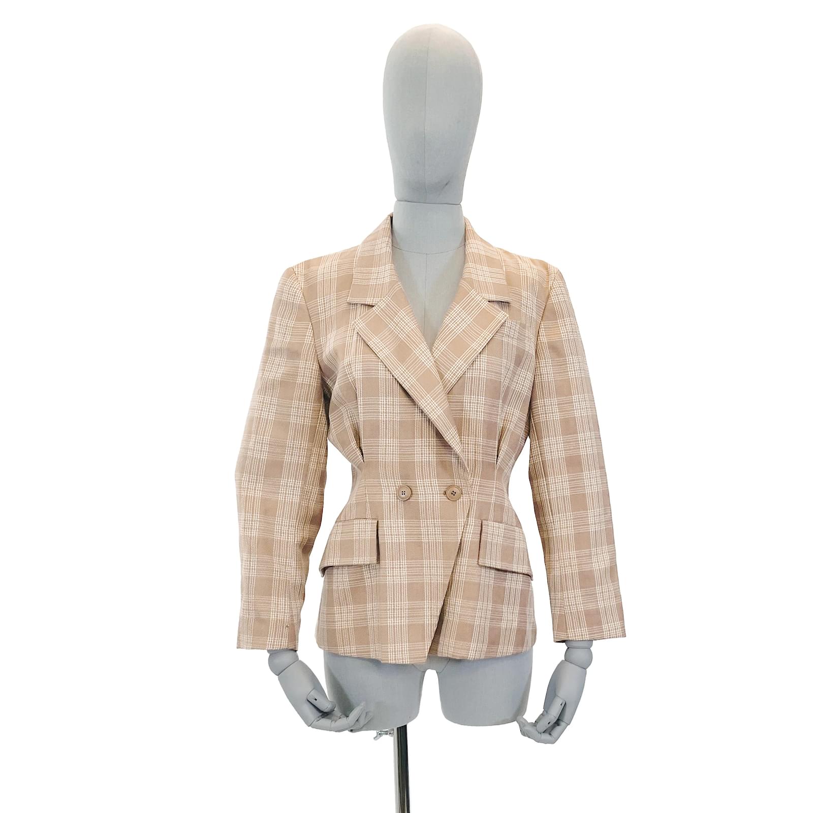 CHRISTIAN DIOR Jackets FR 42 WOOL Pink ref.952451 - Joli Closet