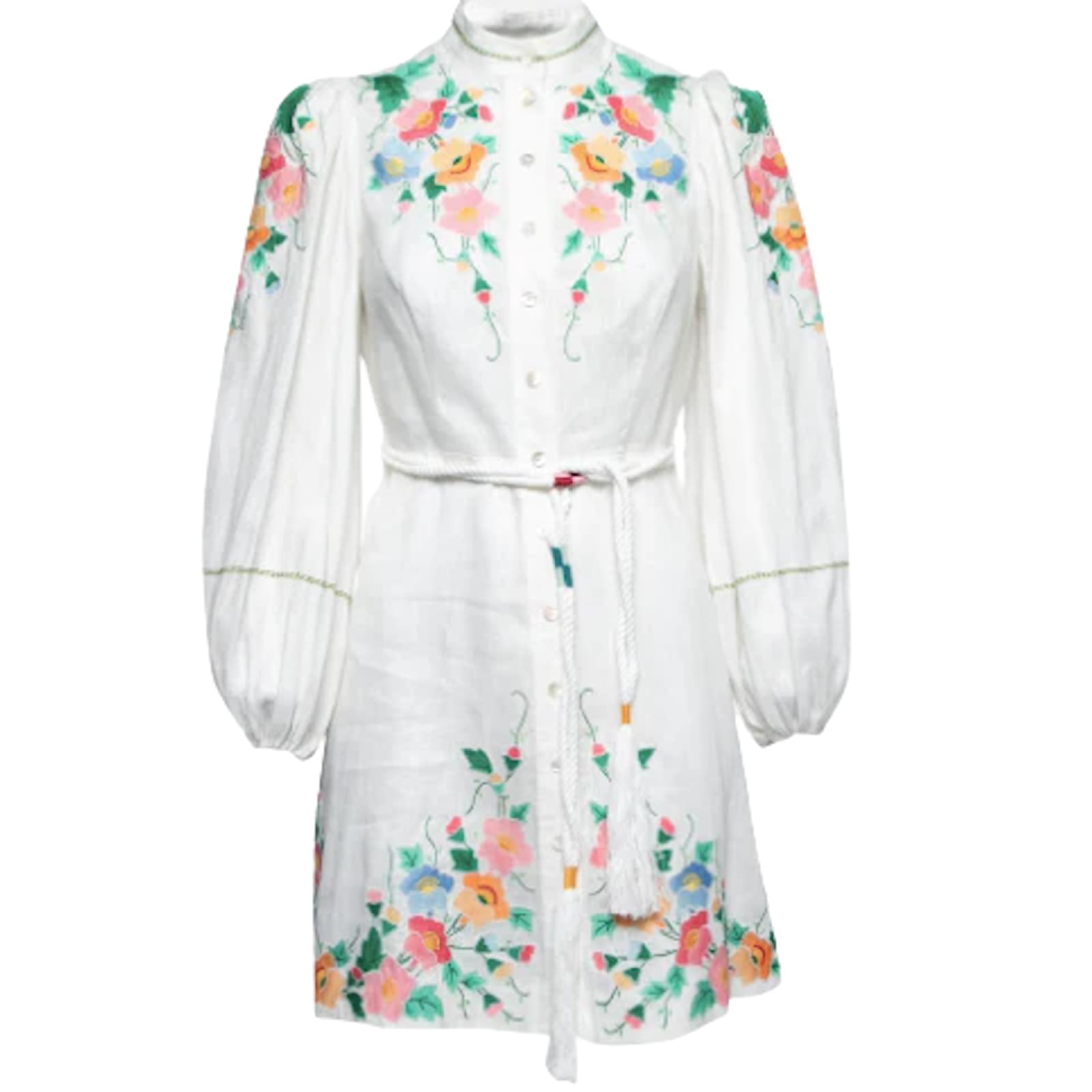 ZIMMERMANN Robes T.0-5 0 lin Blanc ref.952917 - Joli Closet