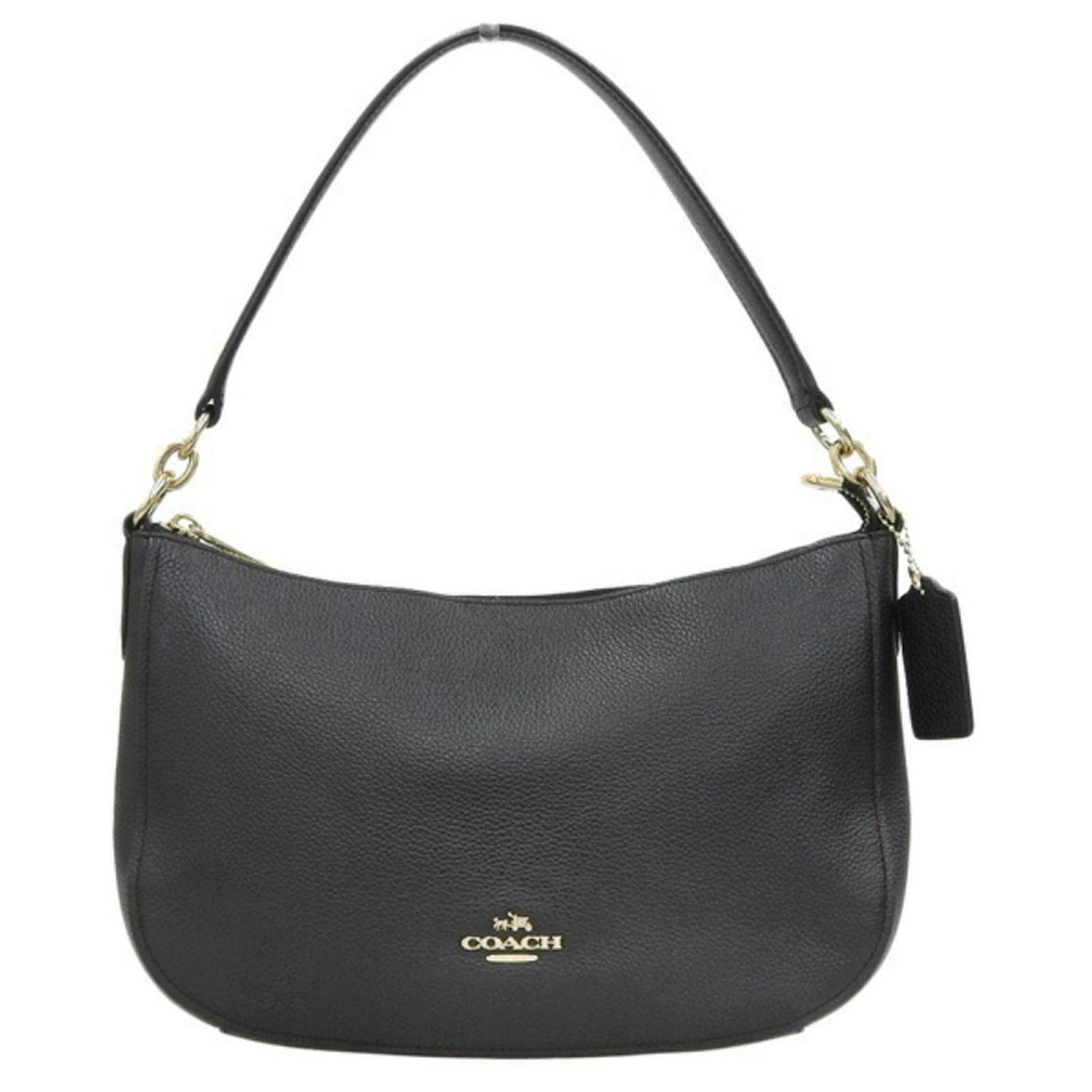Coach Black Leather ref.953060 - Joli Closet