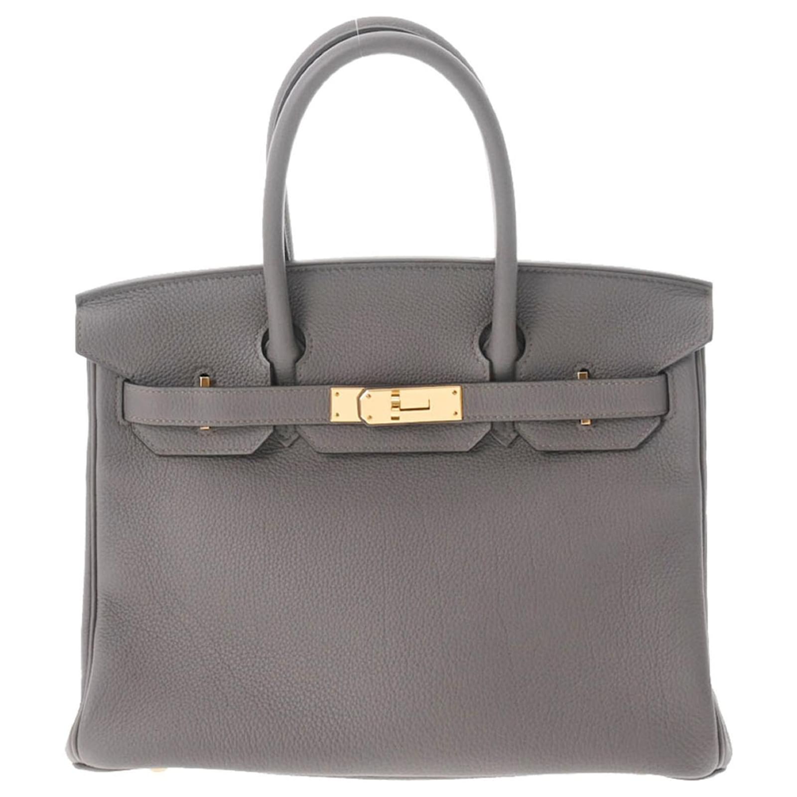 Hermès Birkin 30 Grey Leather ref.953176 - Joli Closet