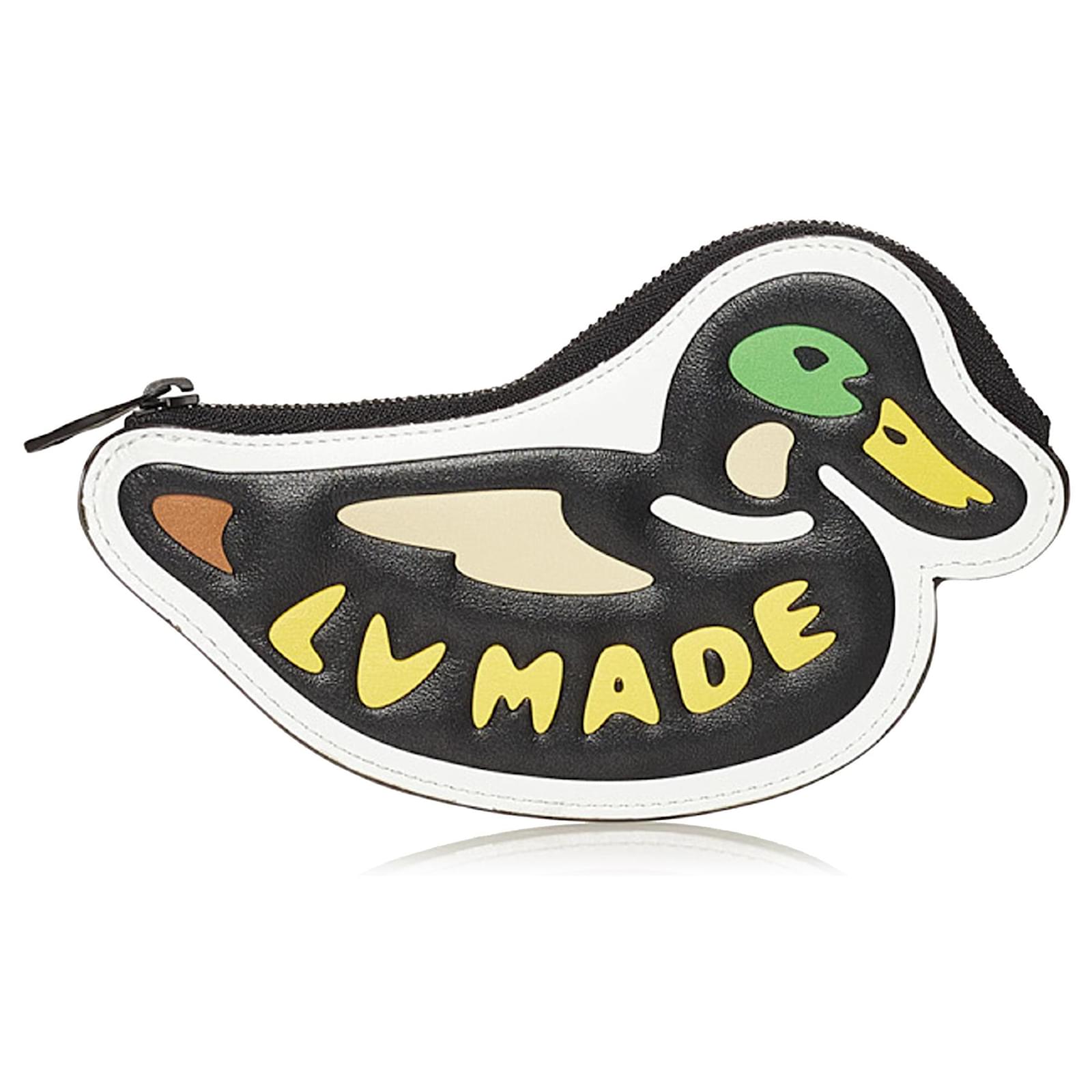 Portamonete Louis Vuitton marrone LV x Nigo Duck Multicolore Pelle Tela ...