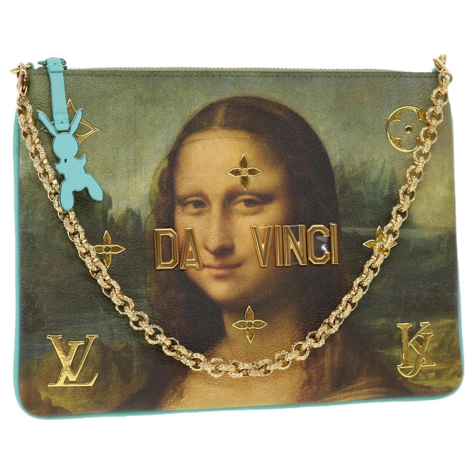 LOUIS VUITTON Masters Collection Mona Lisa Pochette Plat Sac M64619 ...