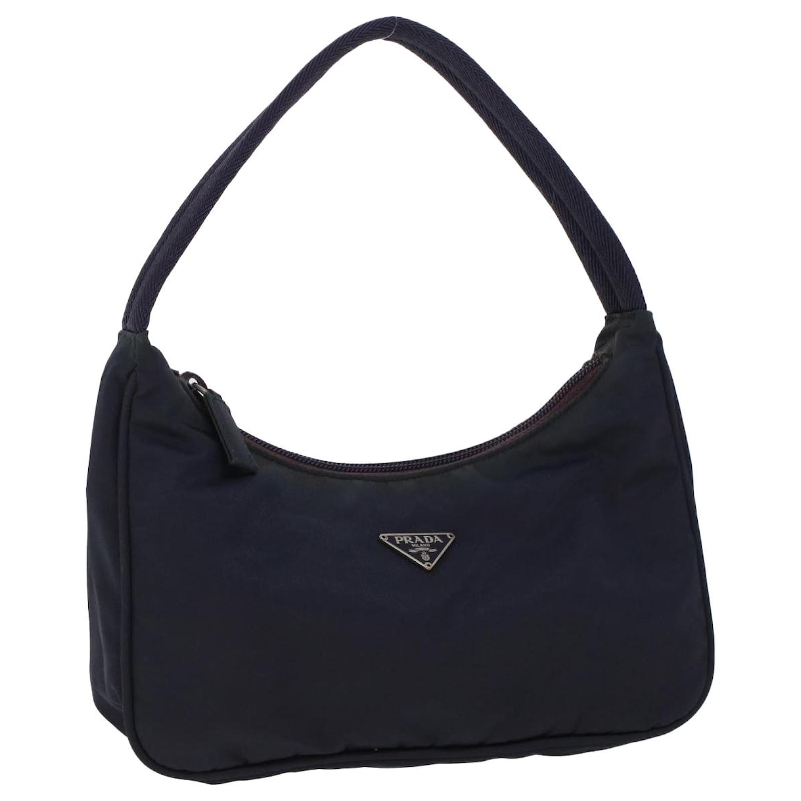 PRADA Hand Pouch Nylon Navy Auth 44140 Navy blue ref.955133 - Joli Closet