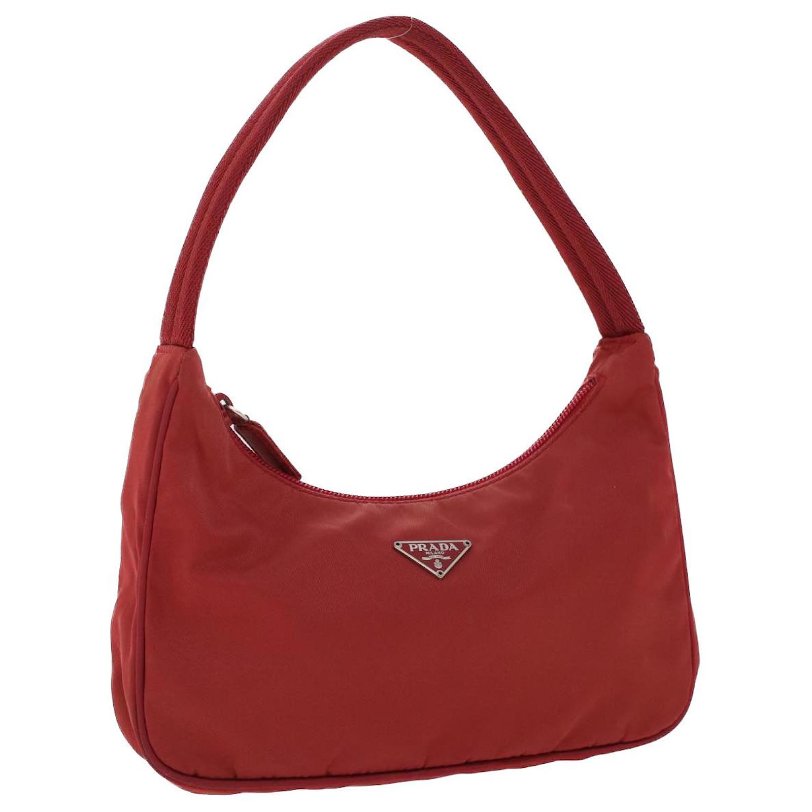 PRADA Pouch Nylon Red Auth 43913 ref.956069 - Joli Closet