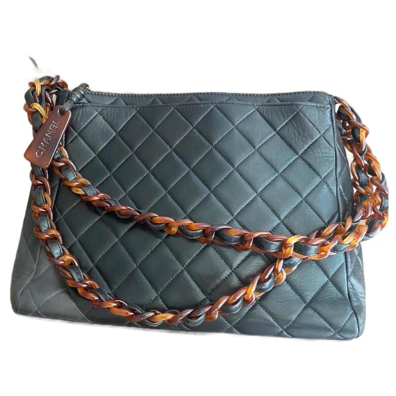 Wallet On Chain Chanel 27 Black Leather ref.956152 - Joli Closet