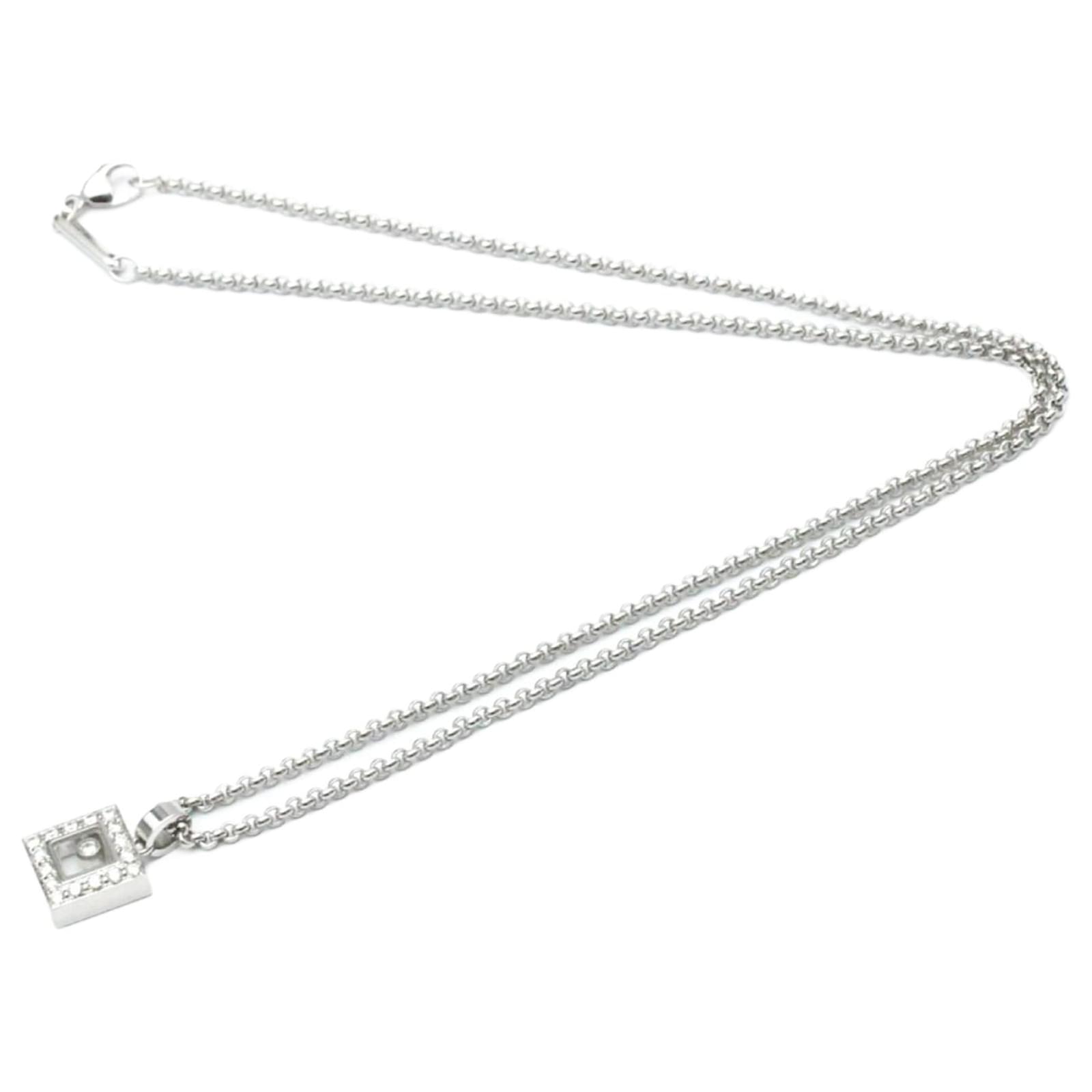 Chopard Happy Diamonds Or blanc Argenté ref.958081 - Joli Closet