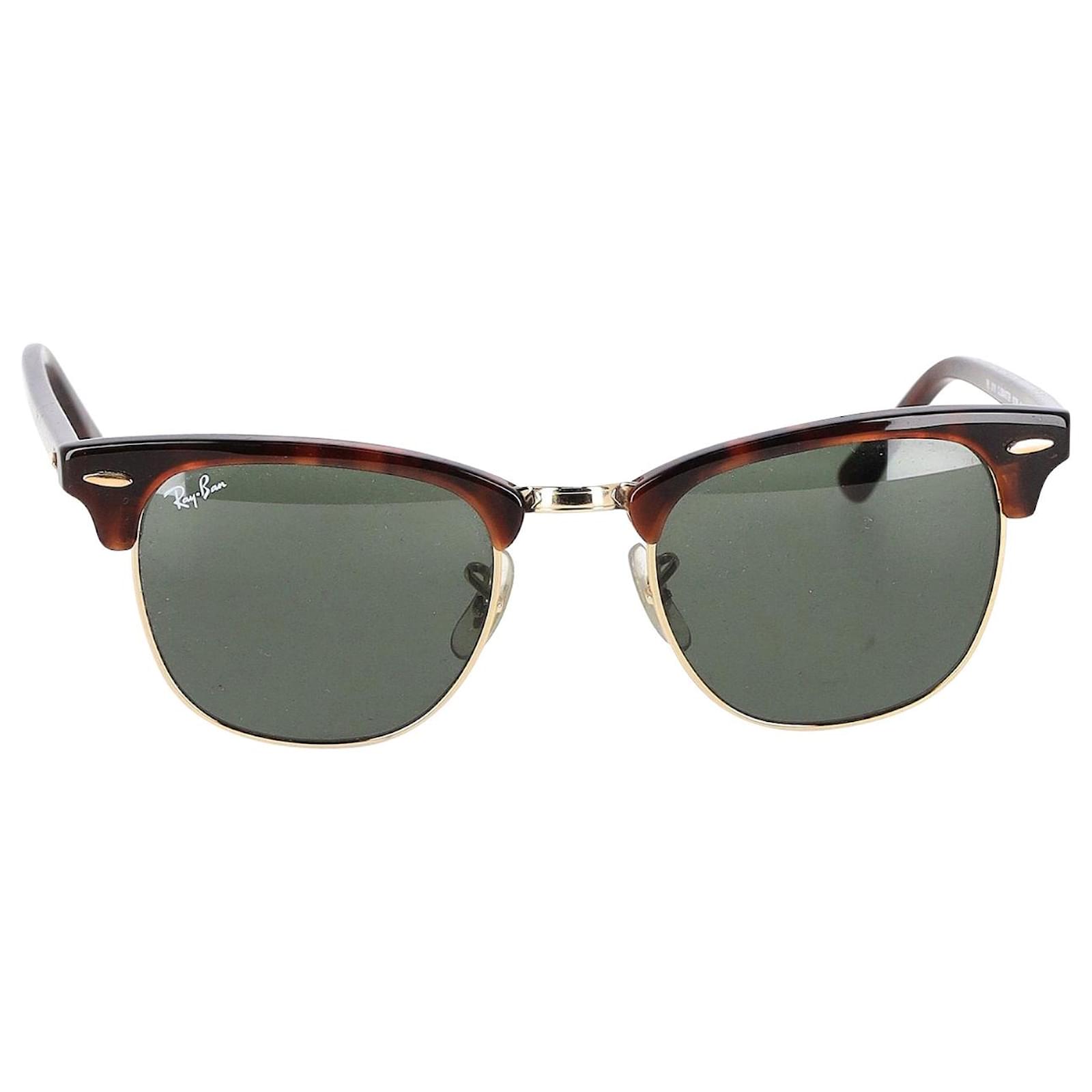 Ray-ban RB3016 Clubmaster Tortoise Shell Sunglasses in Brown Acetate ...